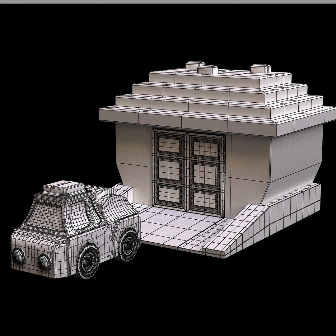 Car Garage 3D Model - TurboSquid 1328244