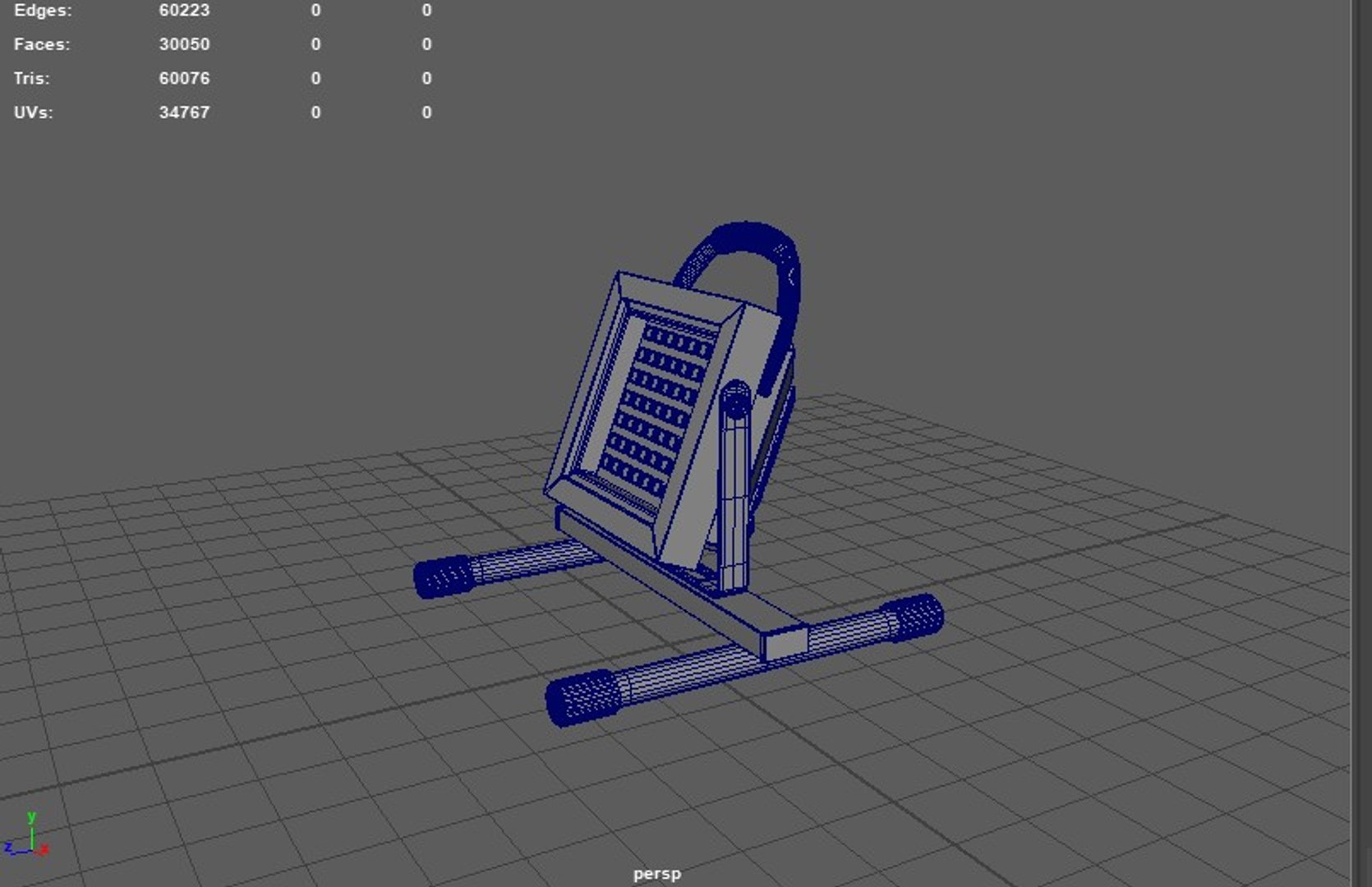 3D Model Halogen Work Light 3D Model - TurboSquid 2371198