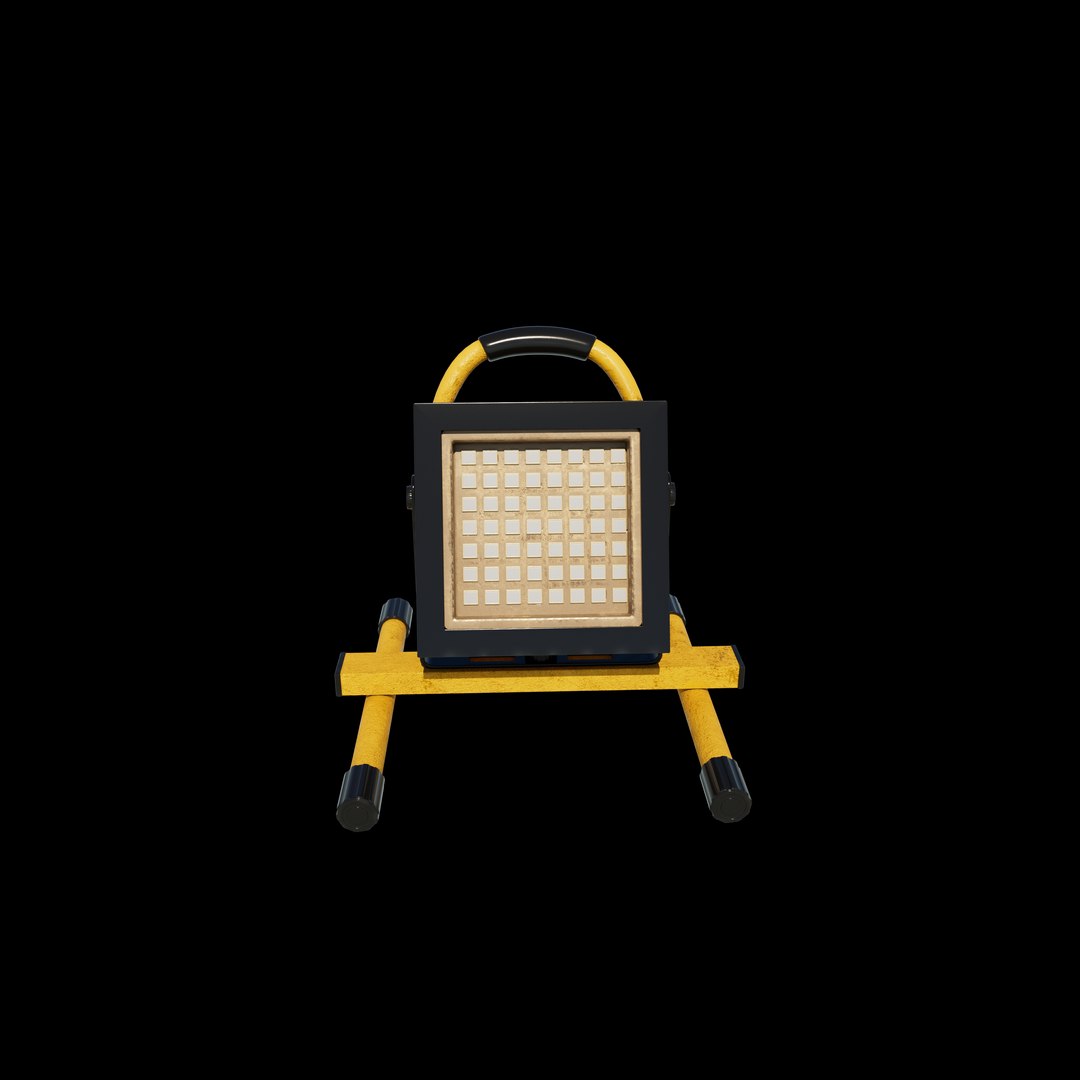 3D Model Halogen Work Light 3D Model - TurboSquid 2371198
