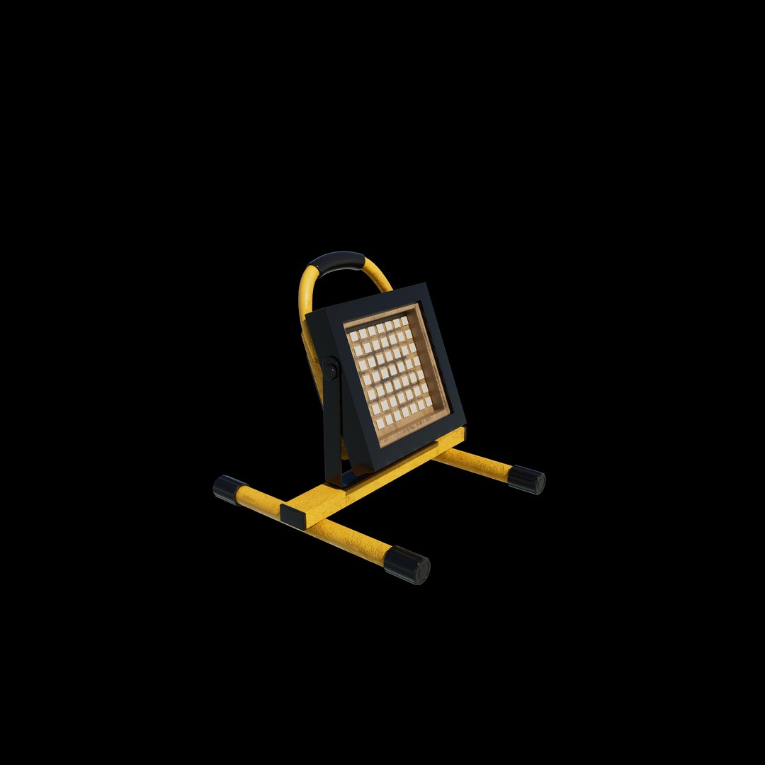 3D Model Halogen Work Light 3D Model - TurboSquid 2371198