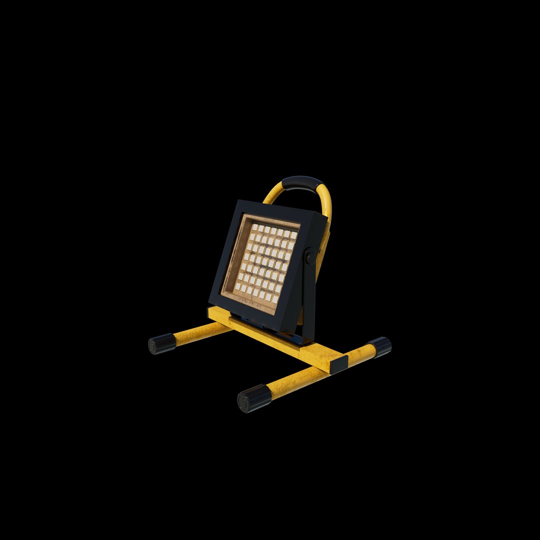 3D Model Halogen Work Light 3D Model - TurboSquid 2371198