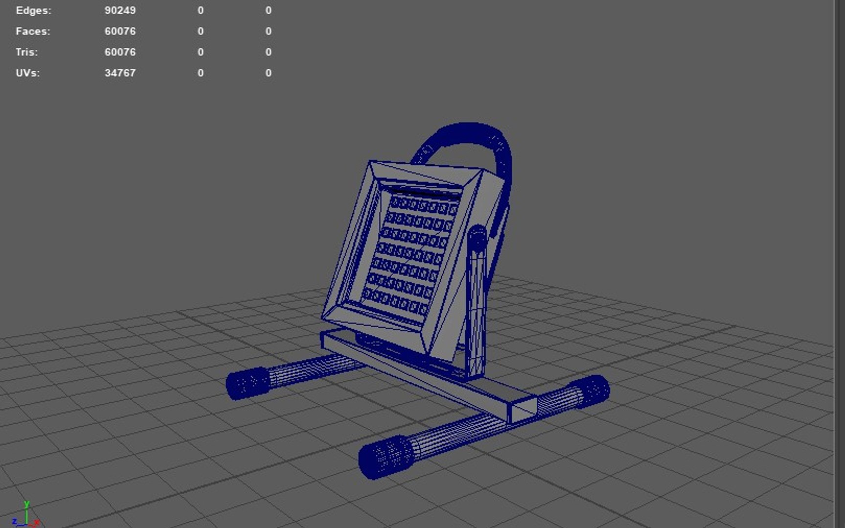 3D Model Halogen Work Light 3D Model - TurboSquid 2371198