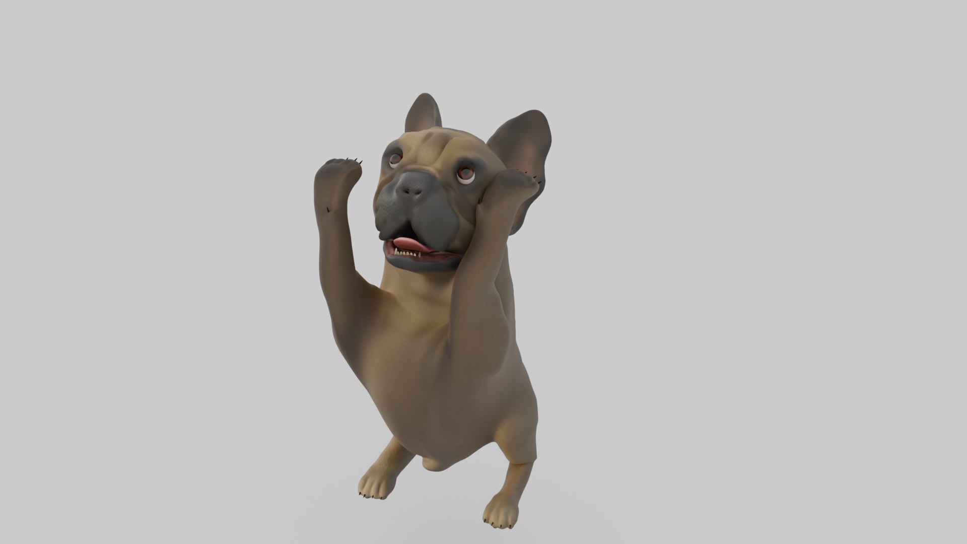 Rigged French Bulldog 3D Model - TurboSquid 1857720