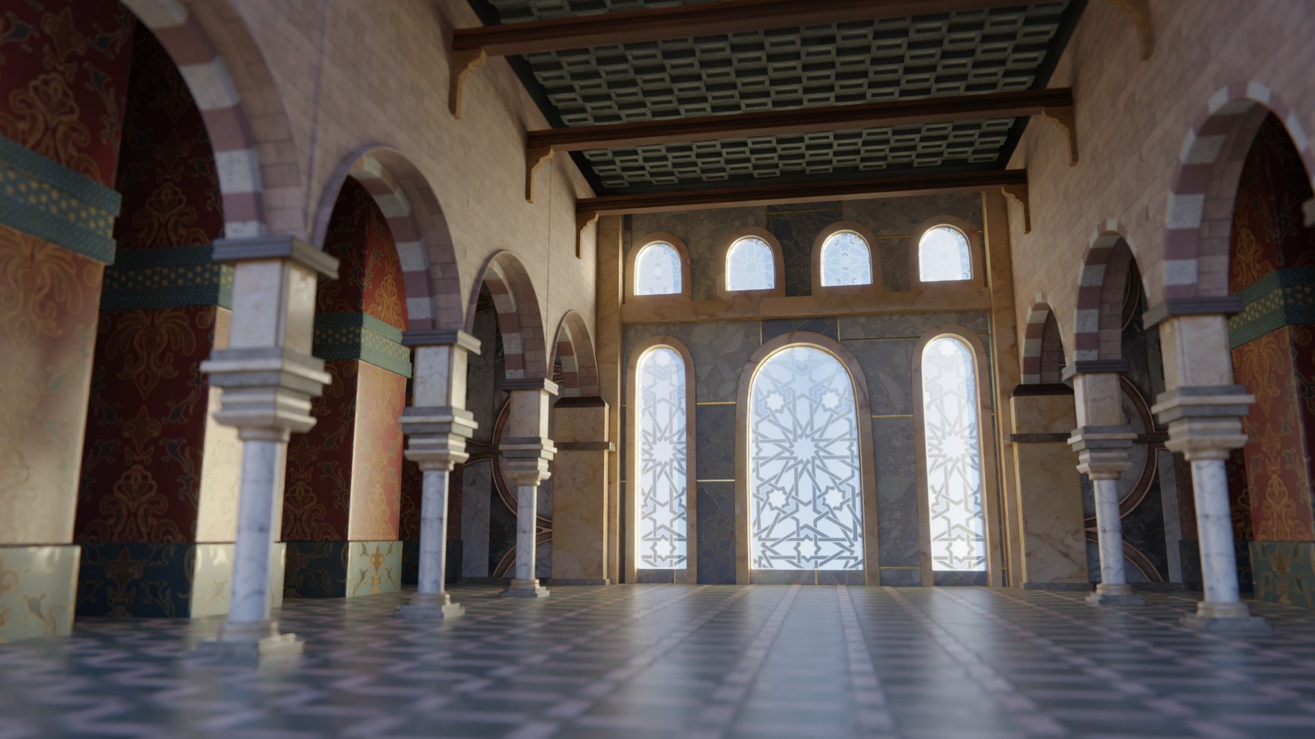 3D Arabic Islamic Model - TurboSquid 1626002