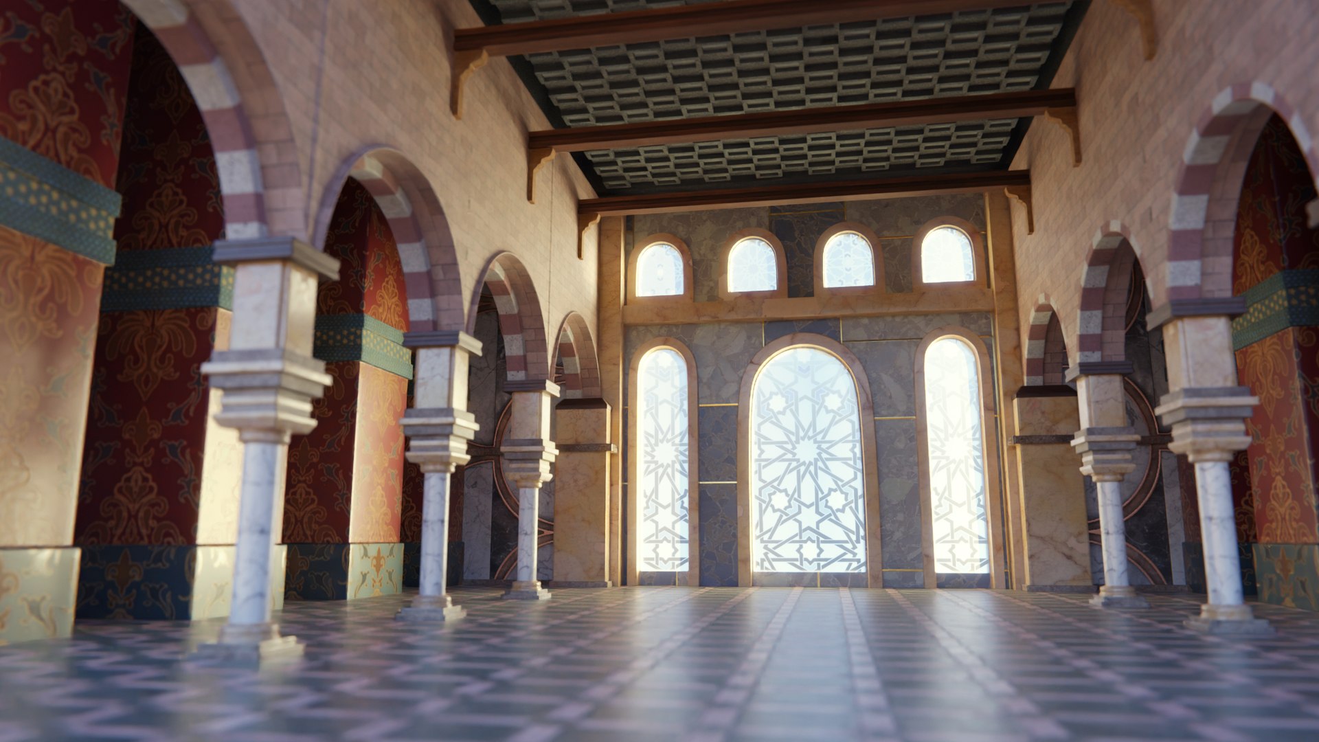 3D Arabic Islamic Model - TurboSquid 1626002