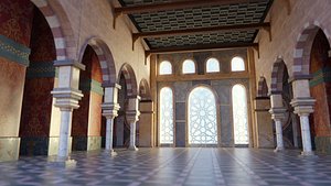 Mosque interior 3D - TurboSquid 1164013