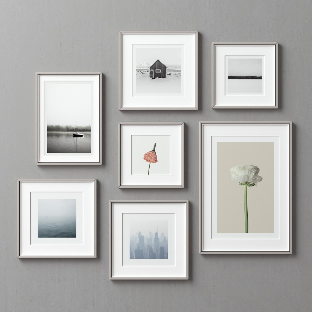 3D picture frames model - TurboSquid 1437566