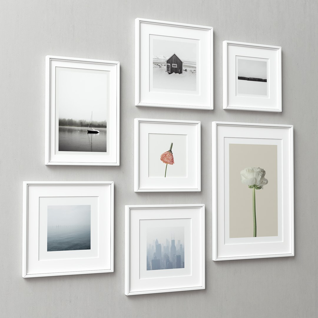 3D picture frames model - TurboSquid 1437566