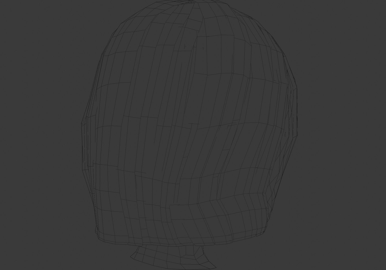 3D Model Low Poly Hairstyle In 4 Colors - TurboSquid 1899386