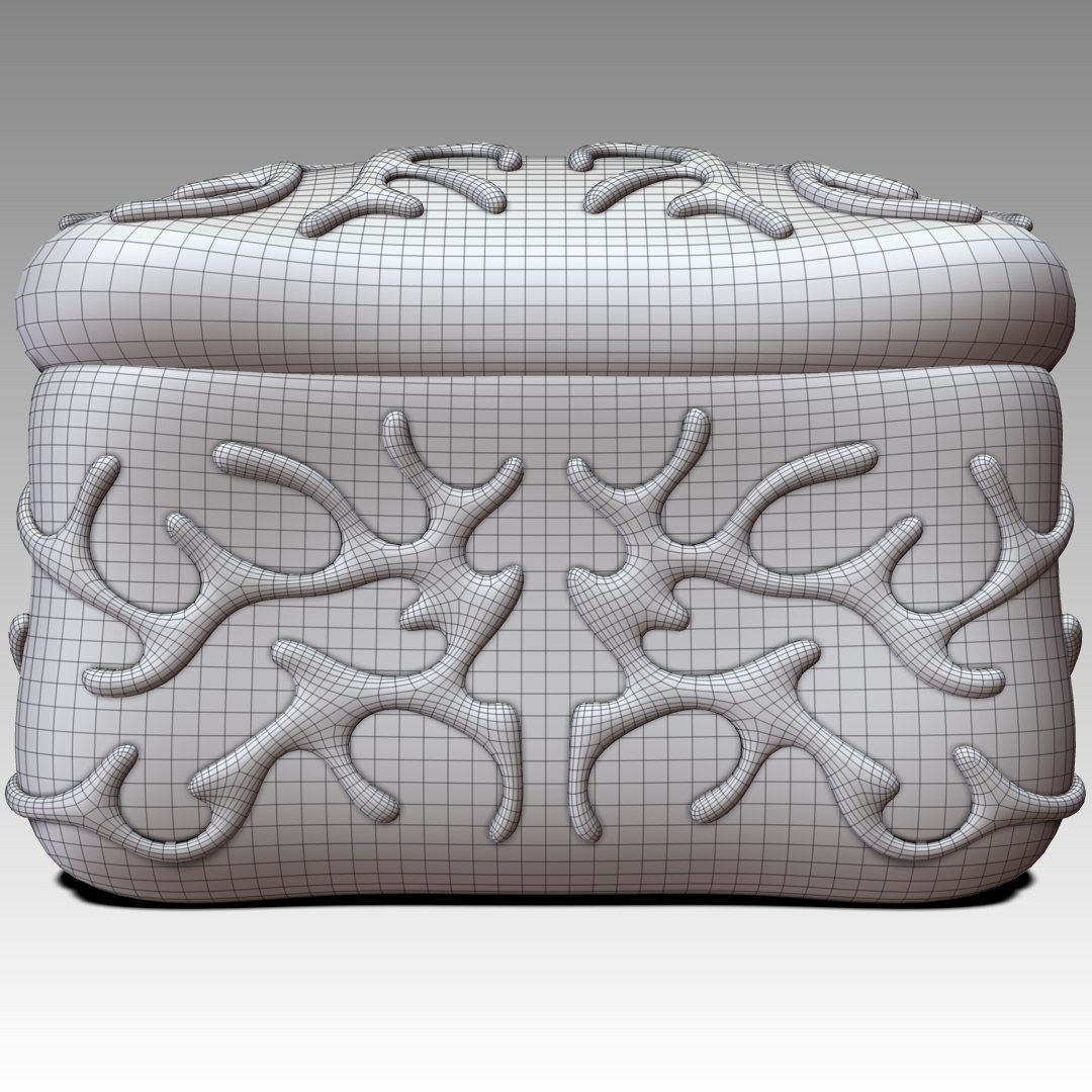 Jewelry Box Jewel 3d C4d