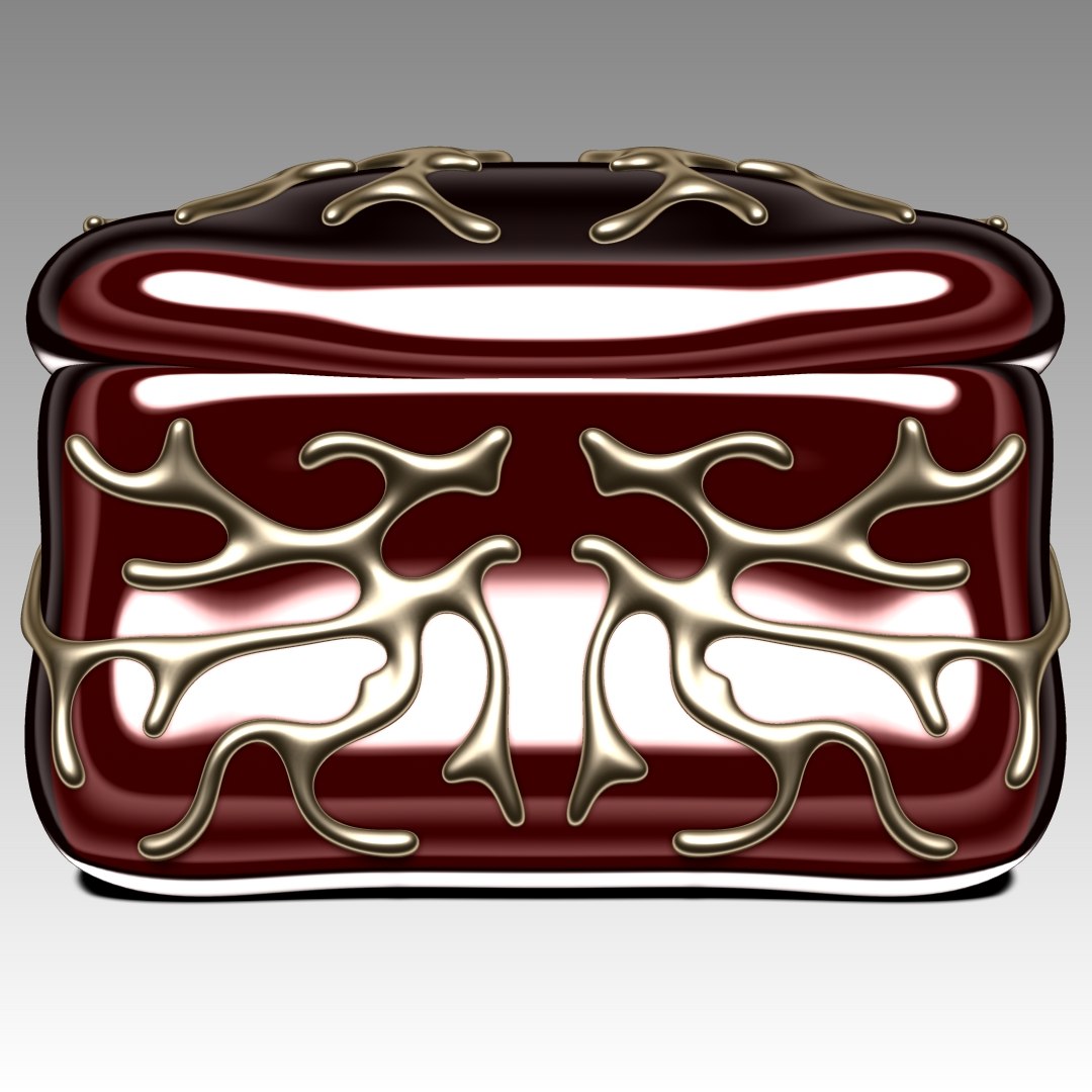 Jewelry Box Jewel 3d C4d