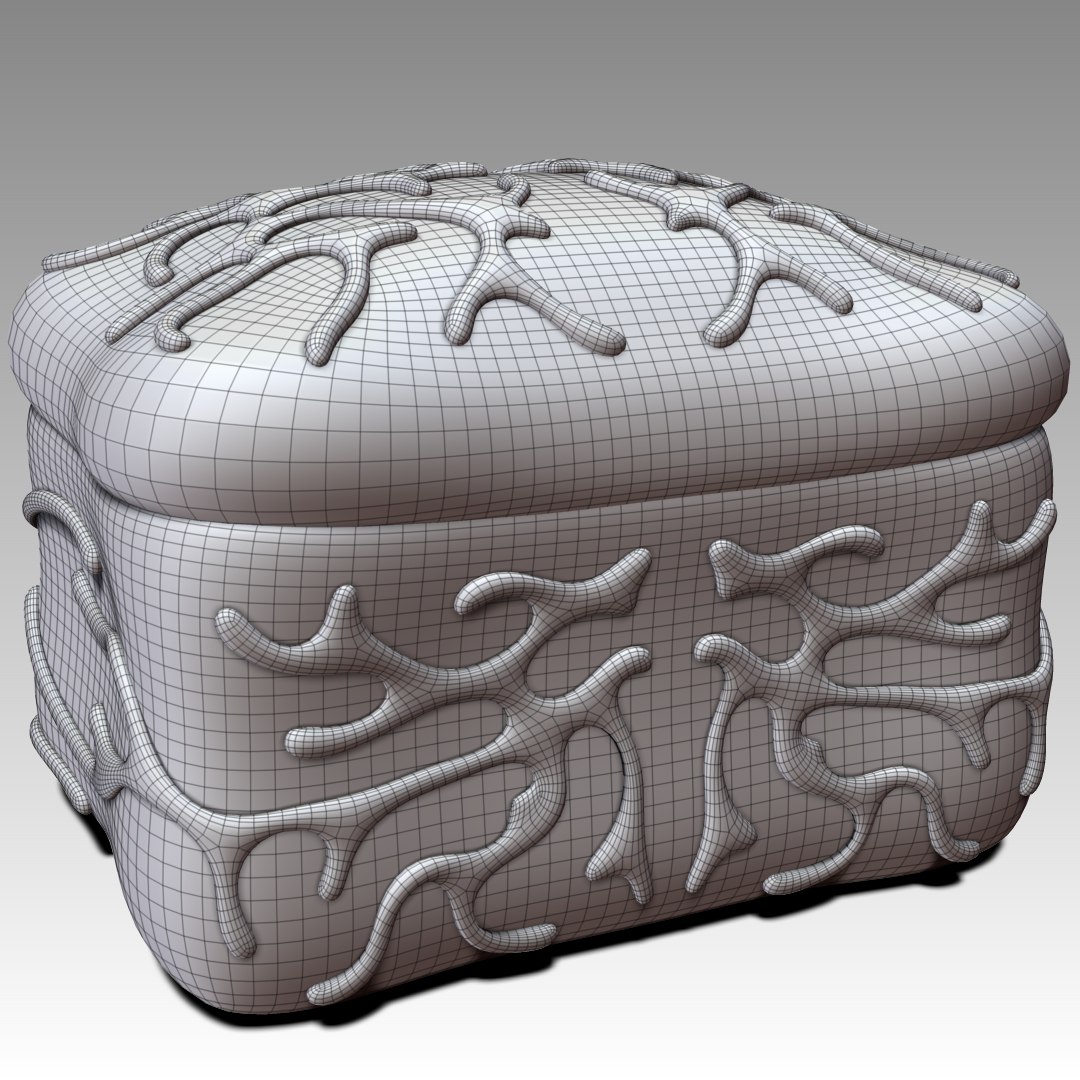 Jewelry Box Jewel 3d C4d