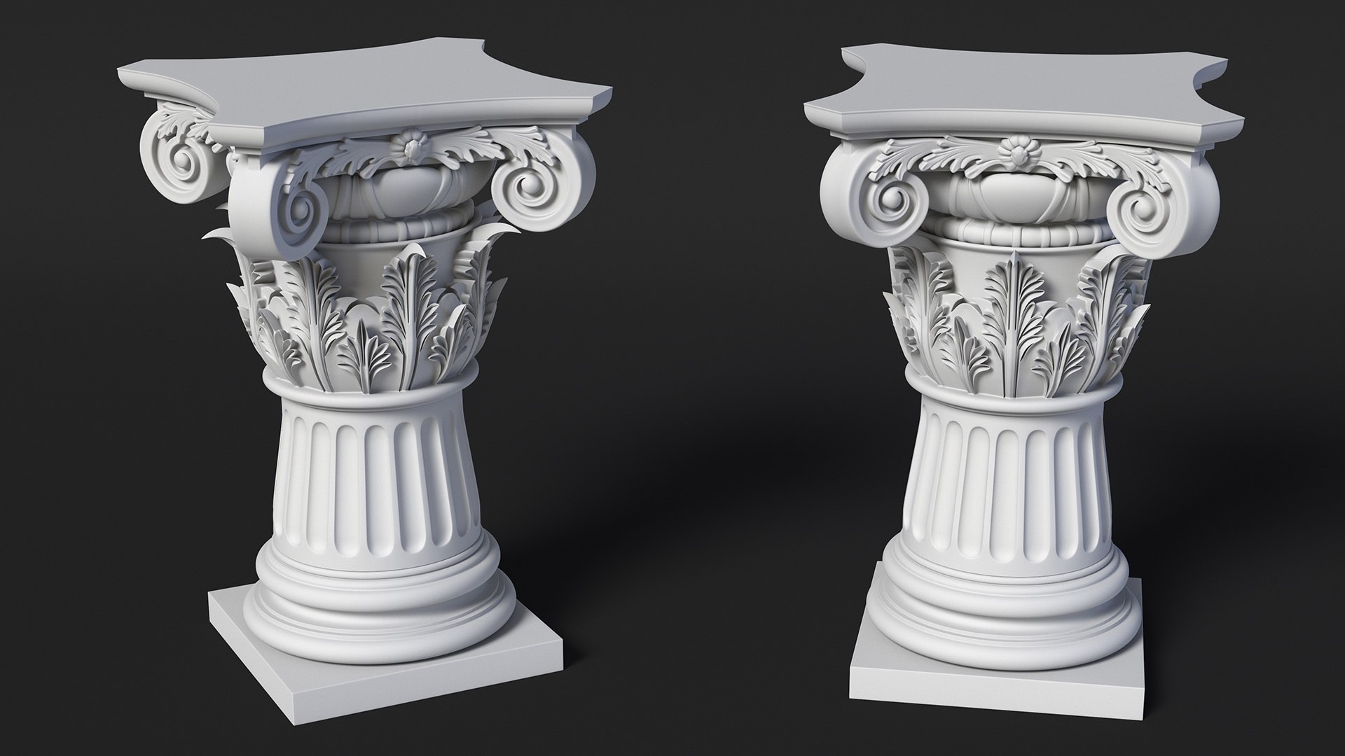 3D Composite Order Pedestal - TurboSquid 2247033
