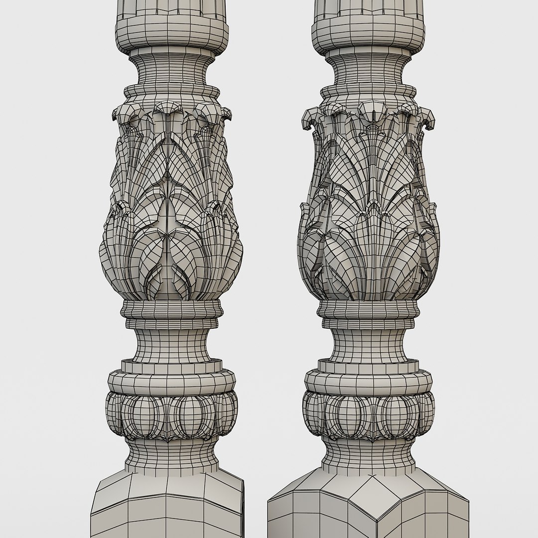 3D Baluster Classic - TurboSquid 1483461