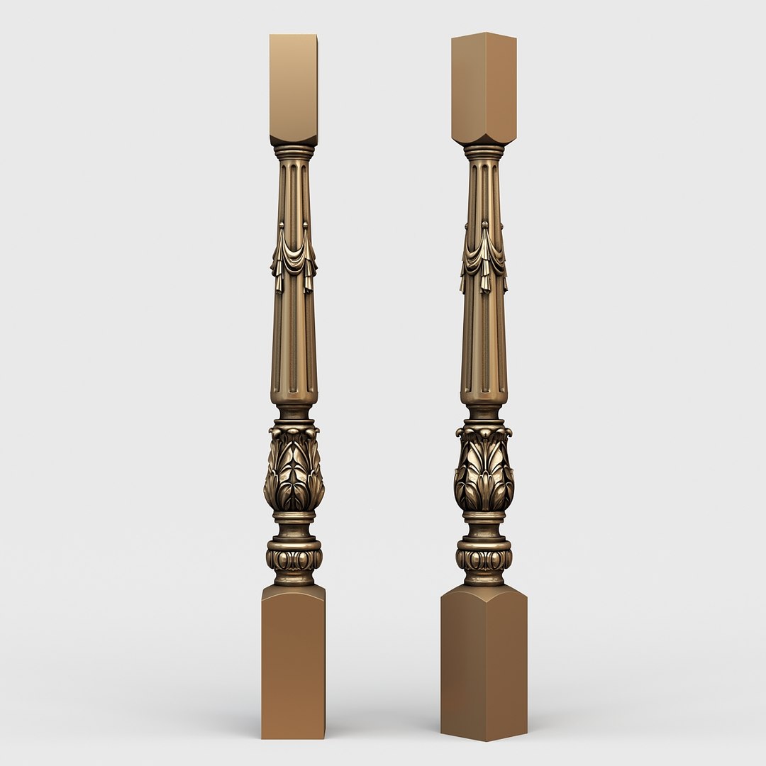 3D Baluster Classic - TurboSquid 1483461