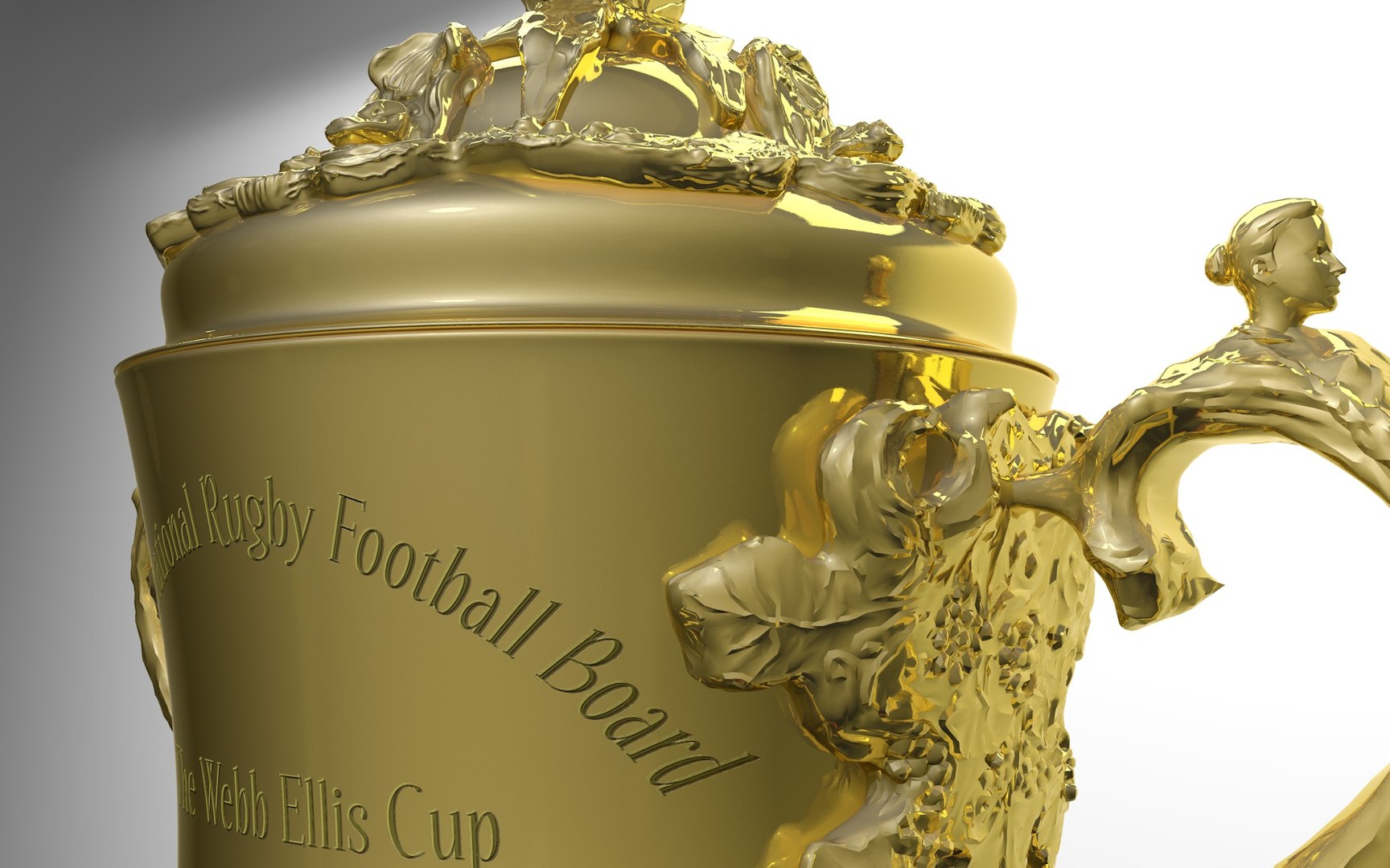 The Webb Ellis Cup Low Poly 2023 L2065 3D - TurboSquid 2154290