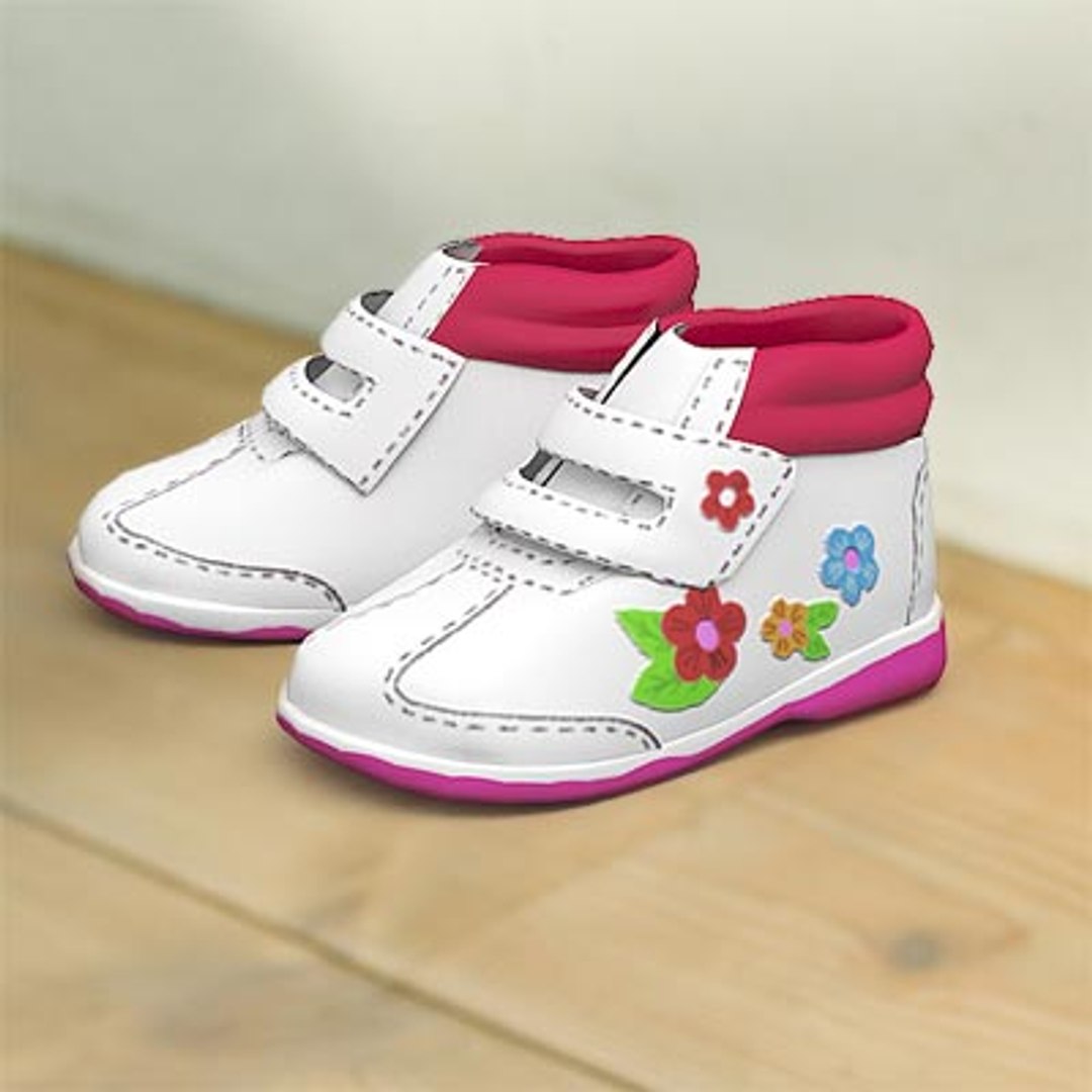 3d Model Kids Shoes