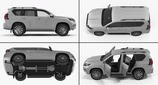 3D toyota prado 2018 rigged - TurboSquid 1329182