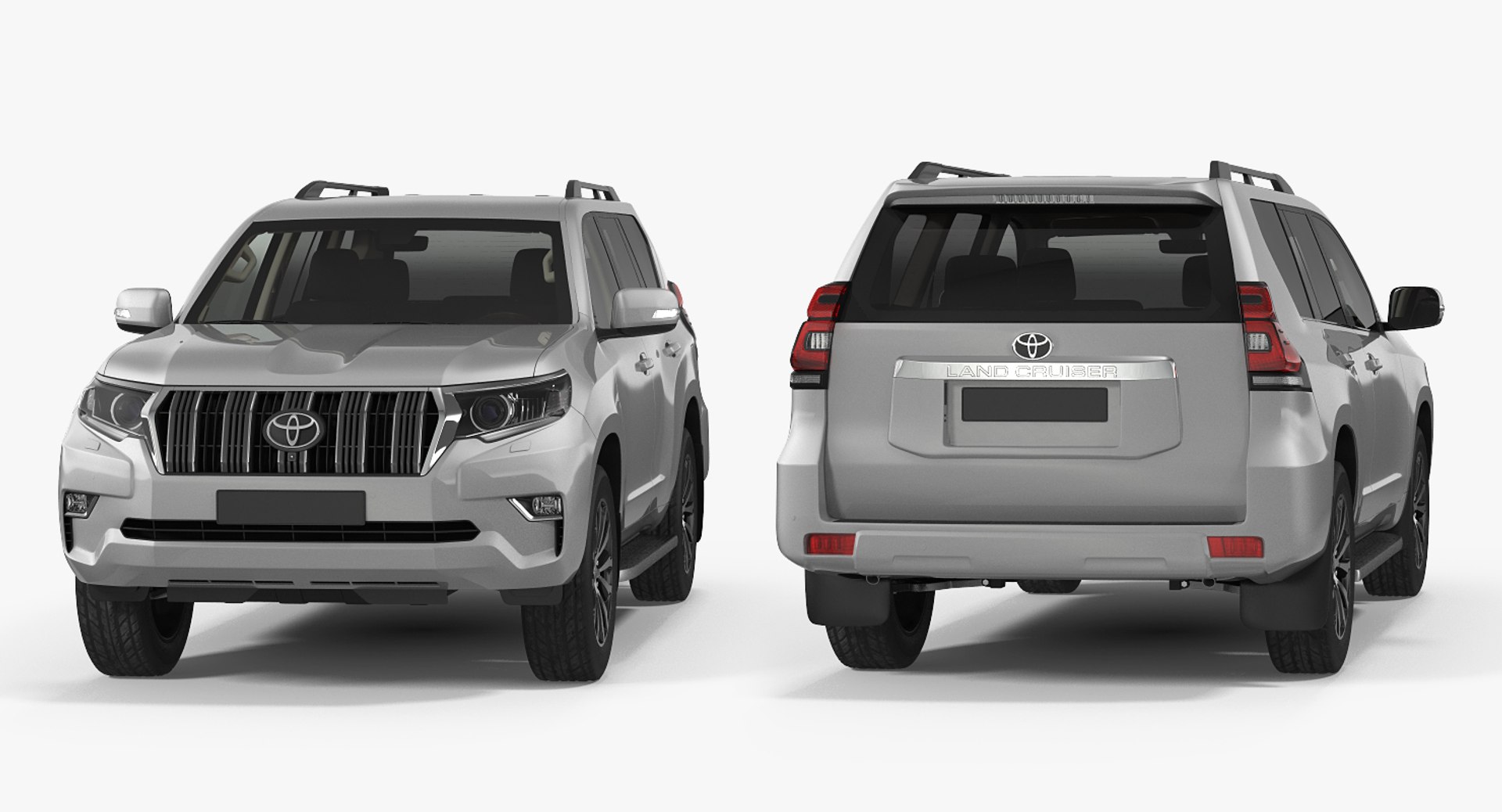 3D toyota prado 2018 rigged - TurboSquid 1329182