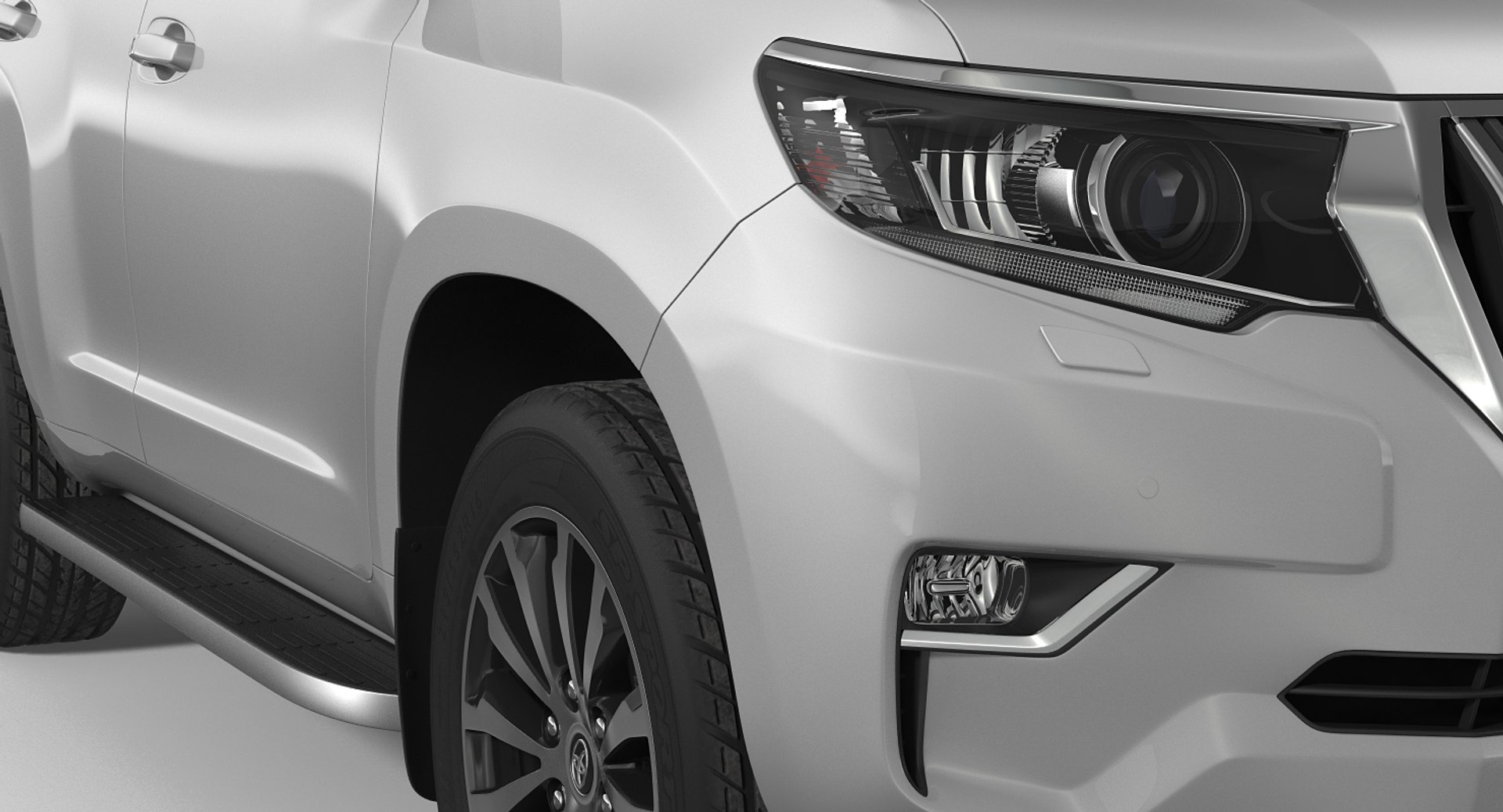 3D toyota prado 2018 rigged - TurboSquid 1329182