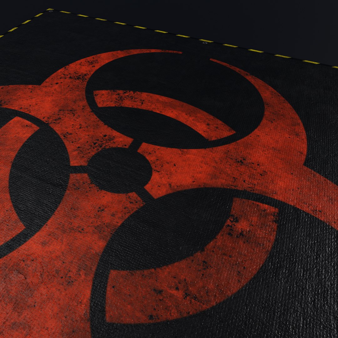 Tarpaulin Biohazard 3D - TurboSquid 1379171