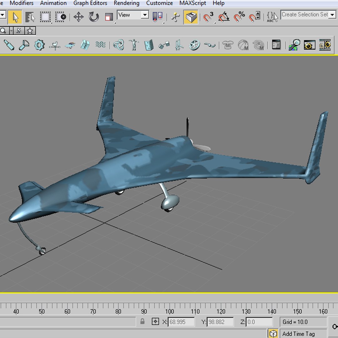 Burraq UAV Drone 3D Model - TurboSquid 1728721