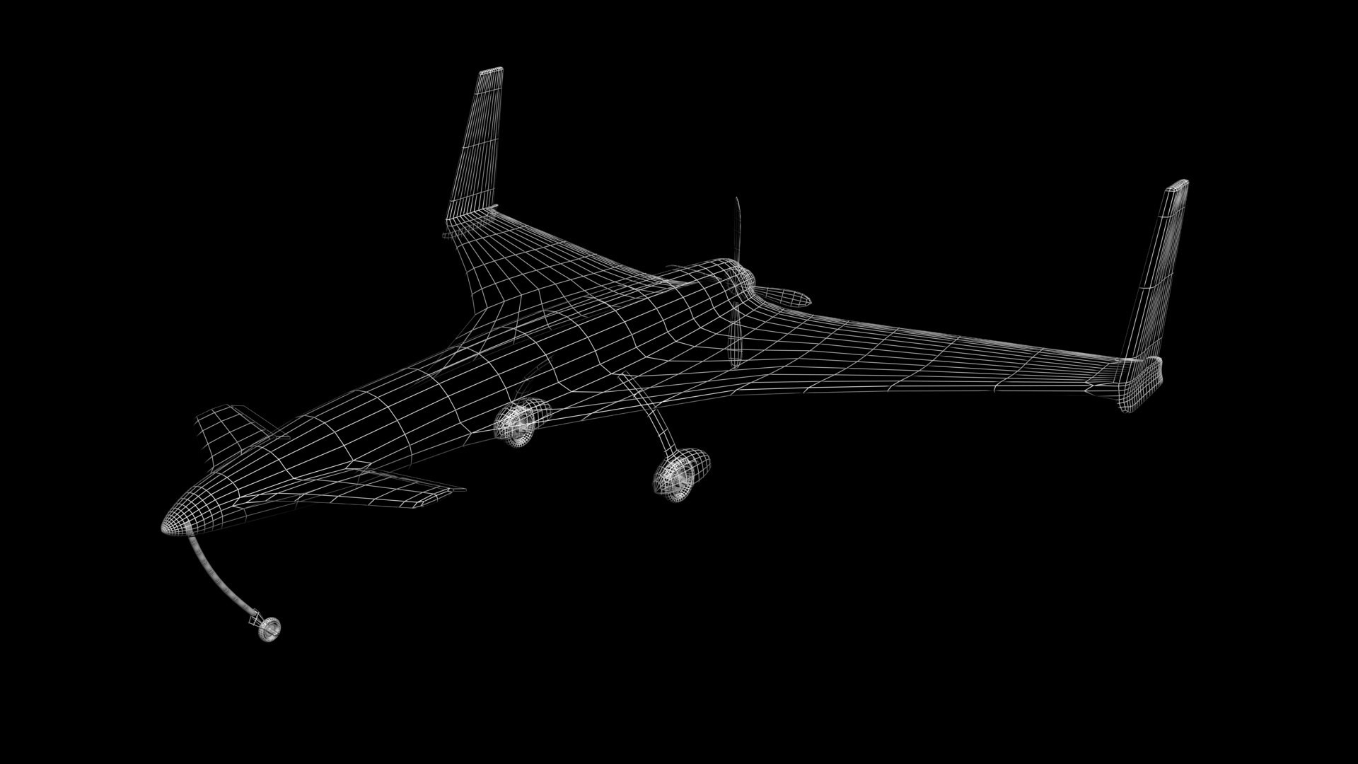 Burraq UAV Drone 3D Model - TurboSquid 1728721