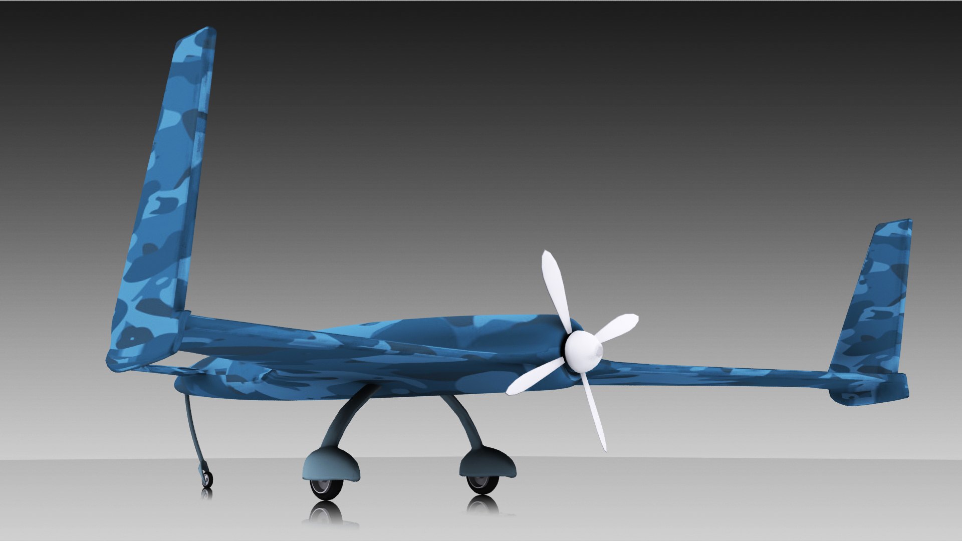 Burraq UAV Drone 3D Model - TurboSquid 1728721