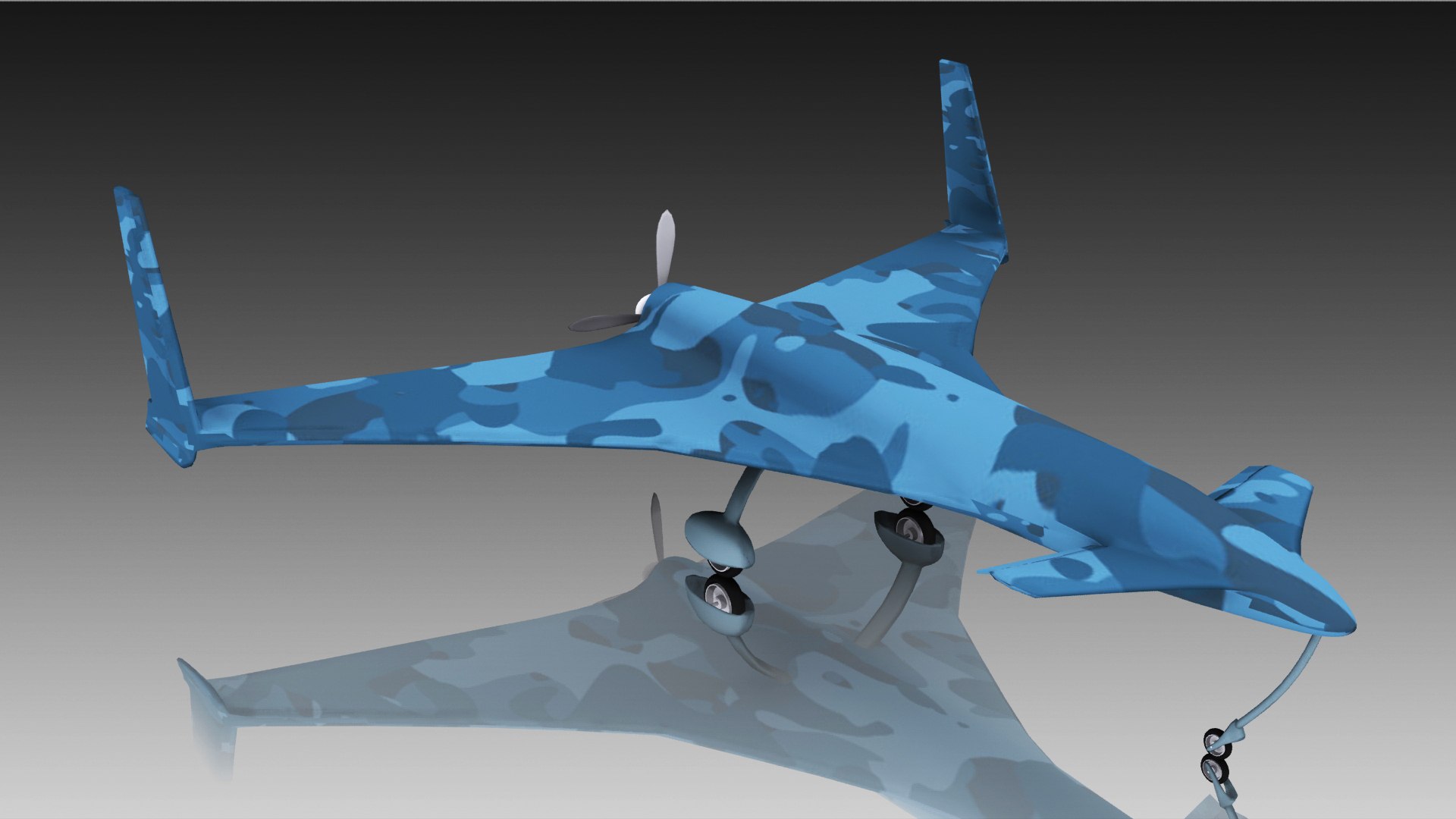 Burraq UAV Drone 3D Model - TurboSquid 1728721