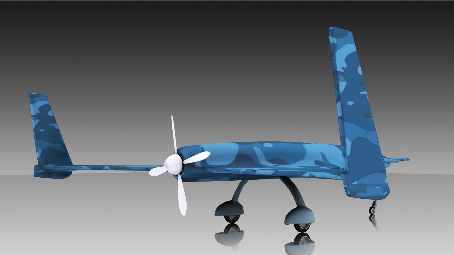 Burraq UAV Drone 3D Model - TurboSquid 1728721