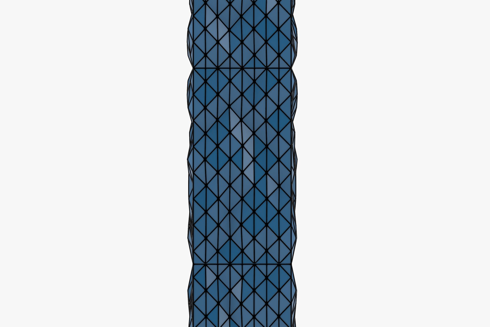 Crinkled Polygons Skyscraper 3D Model - TurboSquid 2026113