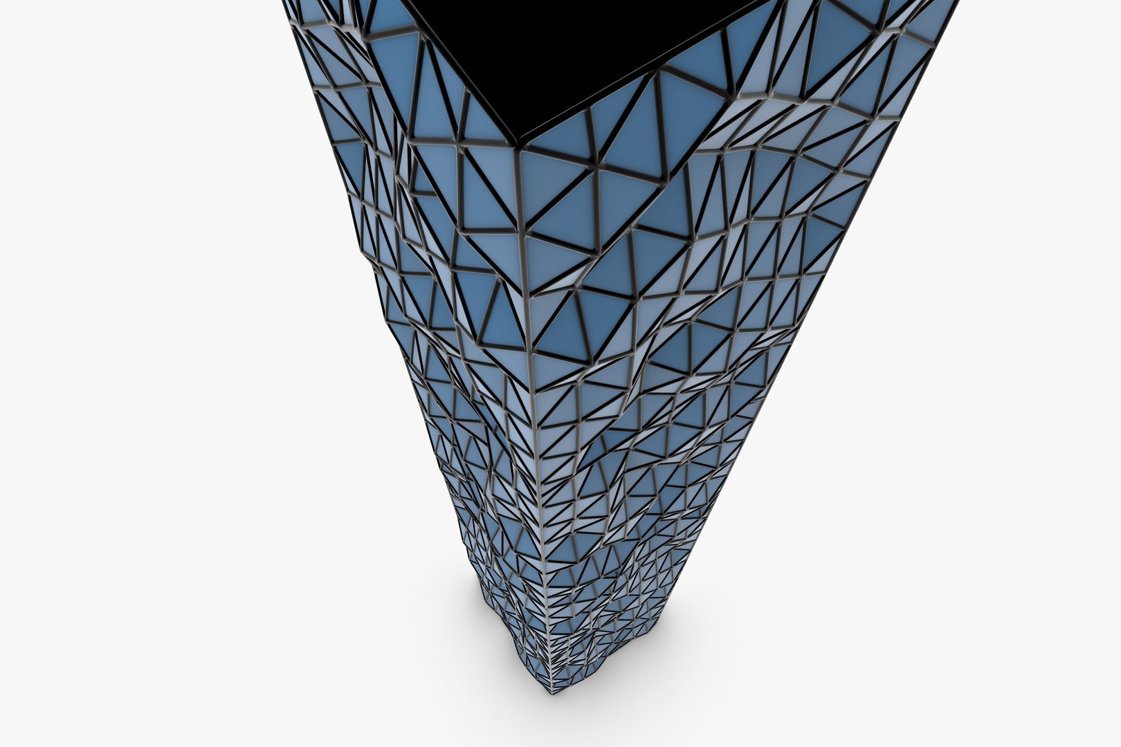 Crinkled Polygons Skyscraper 3D Model - TurboSquid 2026113