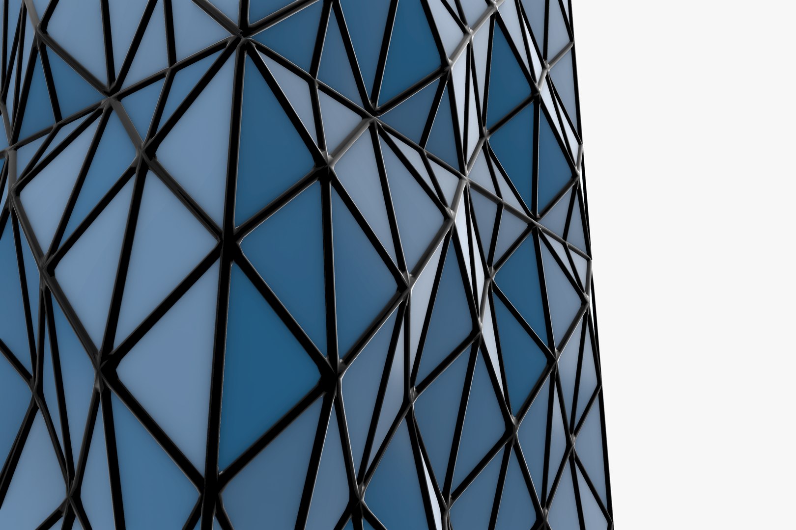 Crinkled Polygons Skyscraper 3D Model - TurboSquid 2026113