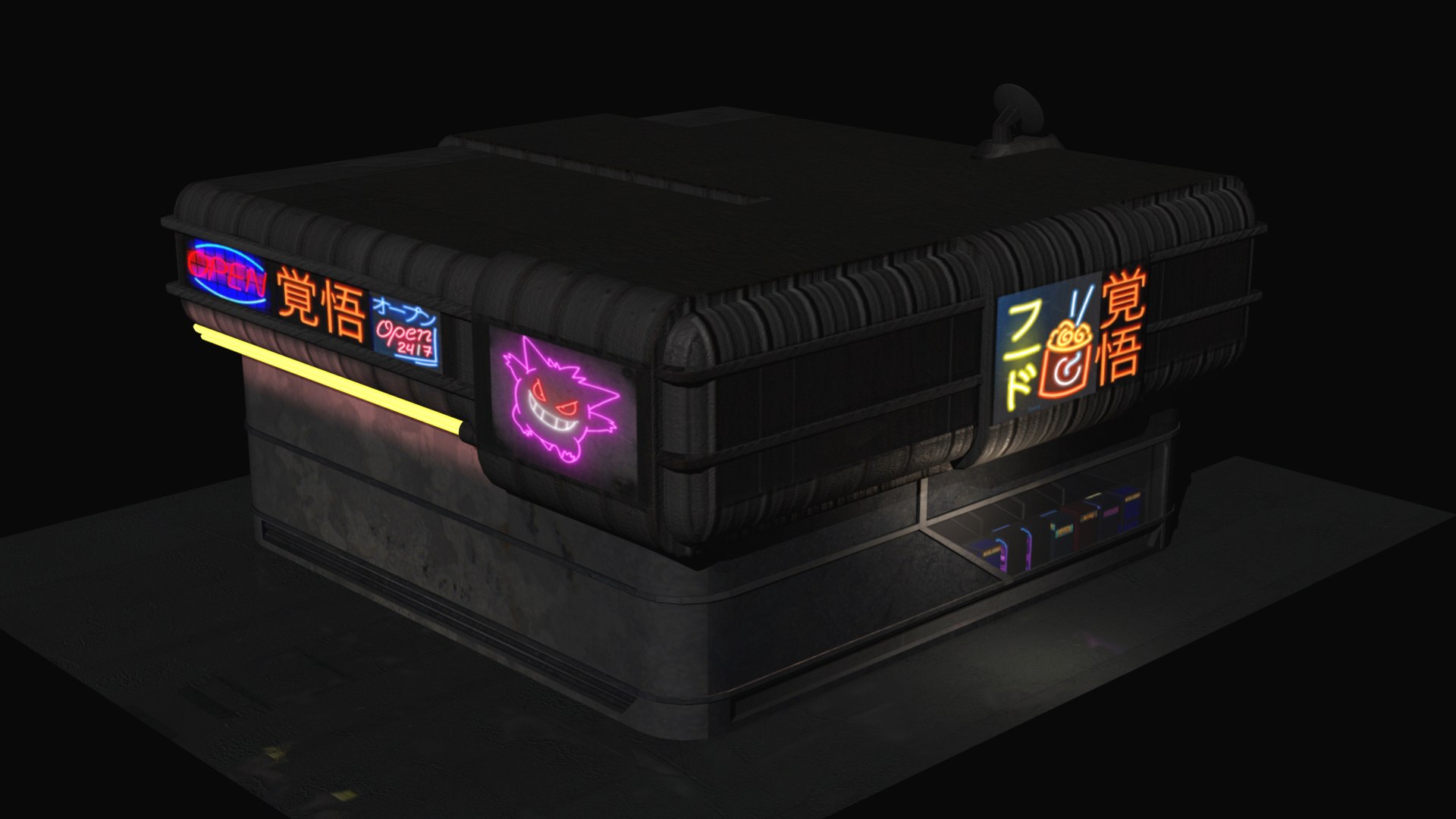 3D Cyber Arcade - TurboSquid 2422482