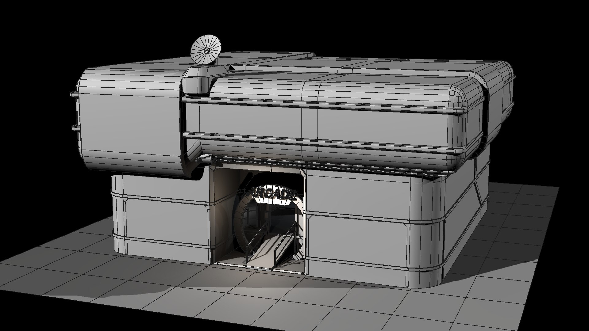 3D Cyber Arcade - TurboSquid 2422482