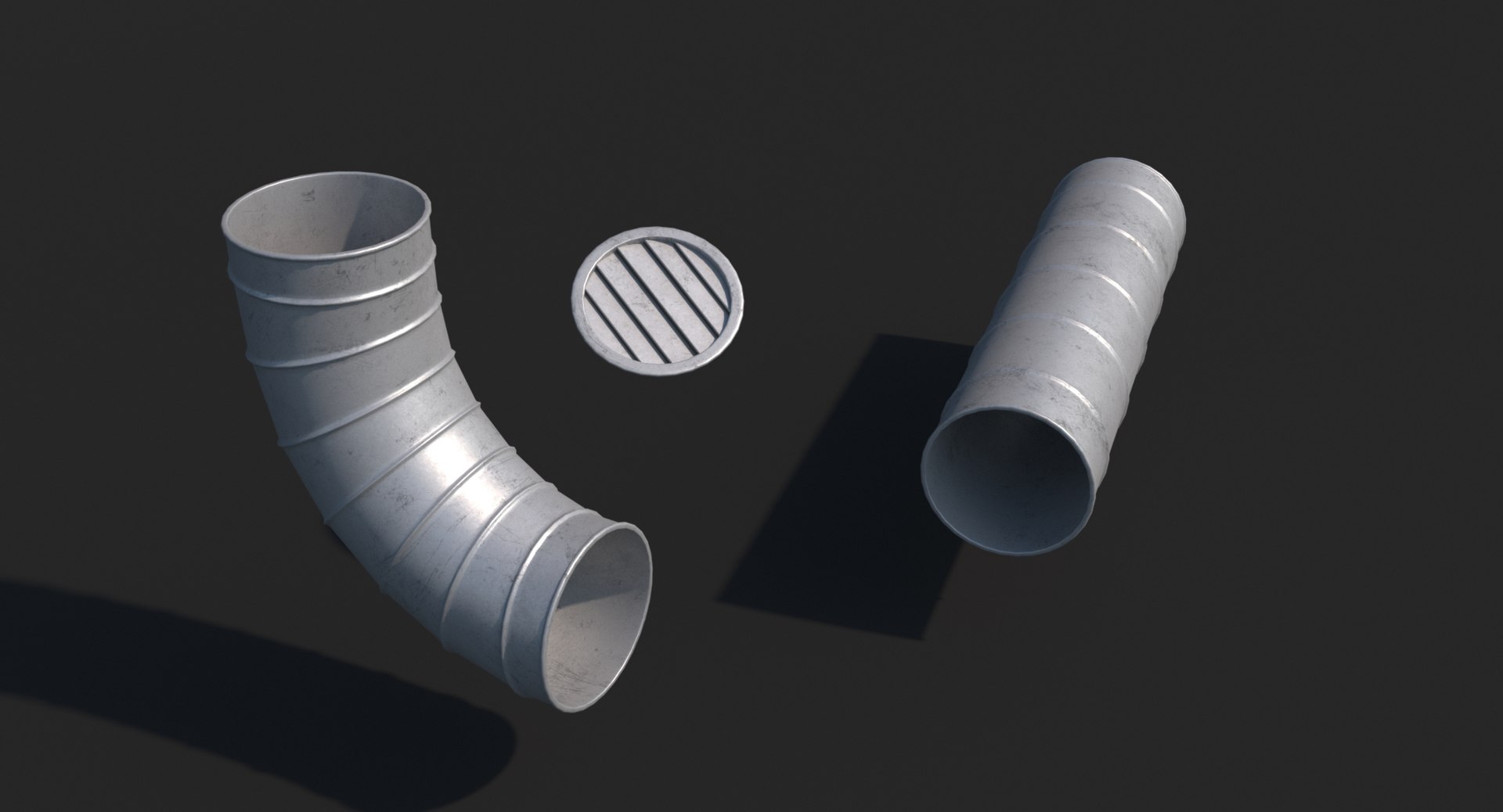 3D air duct model - TurboSquid 1399565