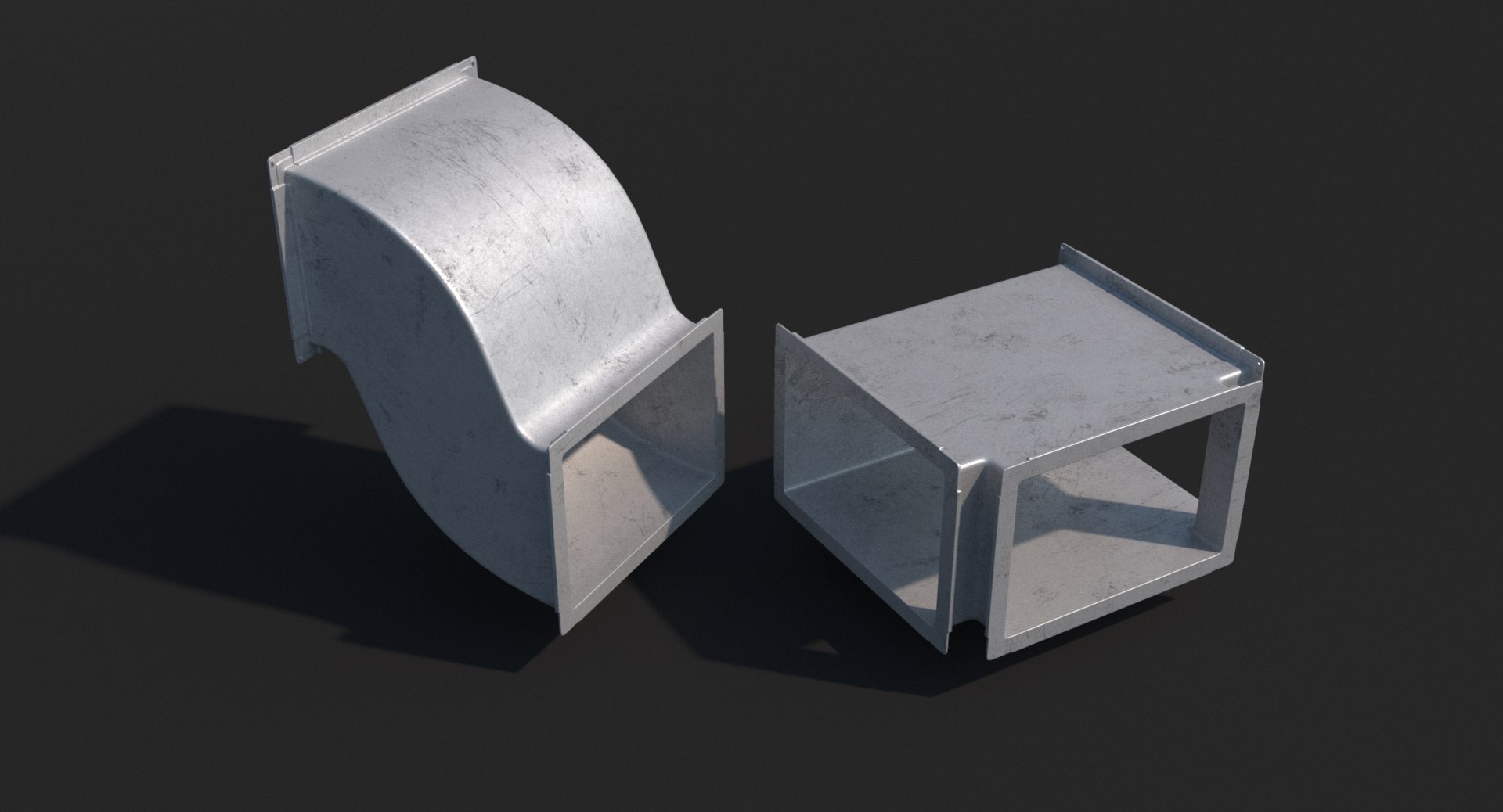 3D Air Duct Model - TurboSquid 1399565