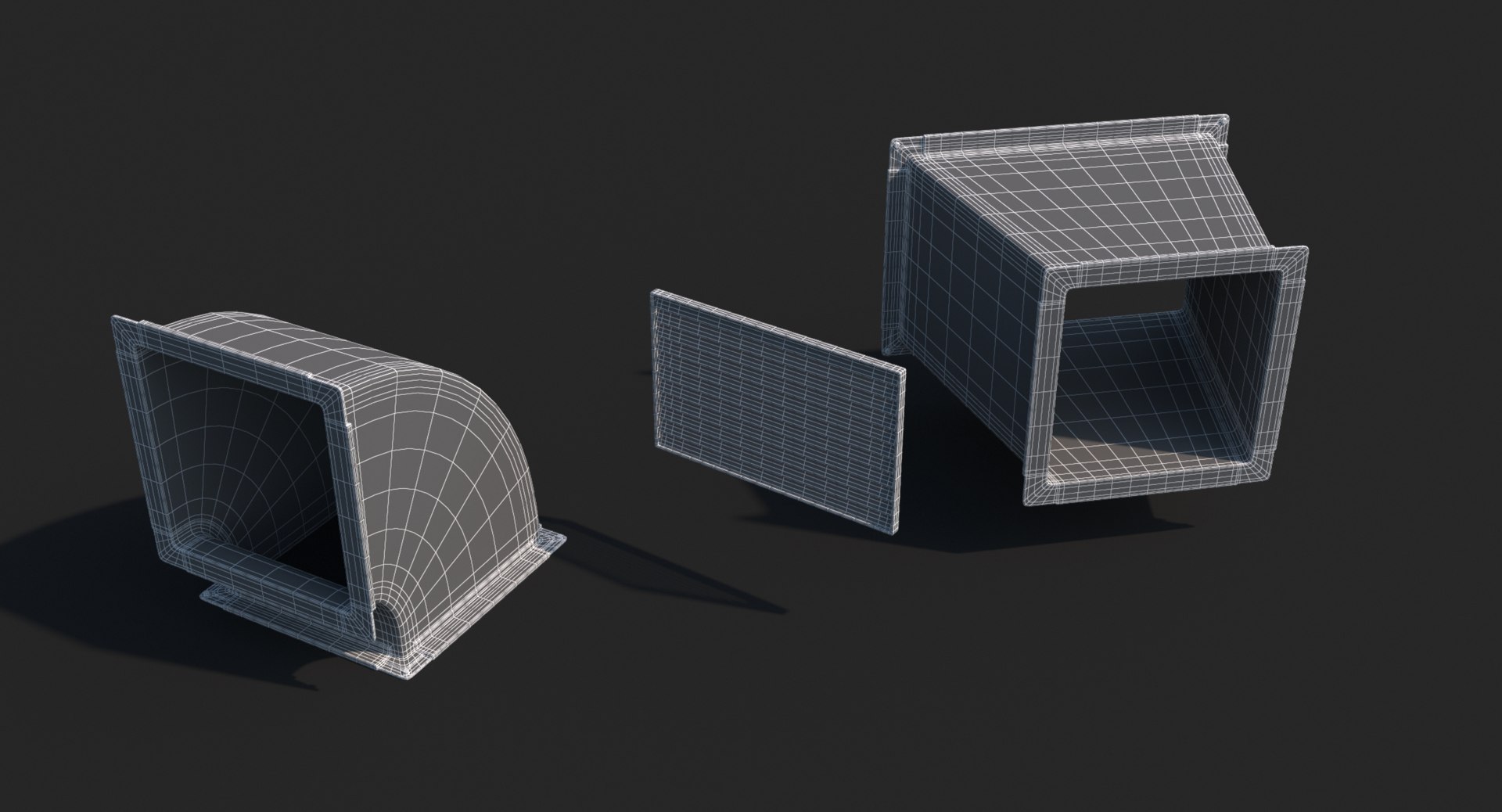 3D air duct model - TurboSquid 1399565