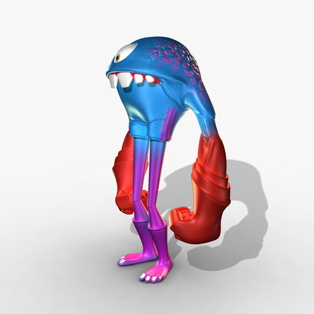 Boxer Alien Rigged 3d 3ds