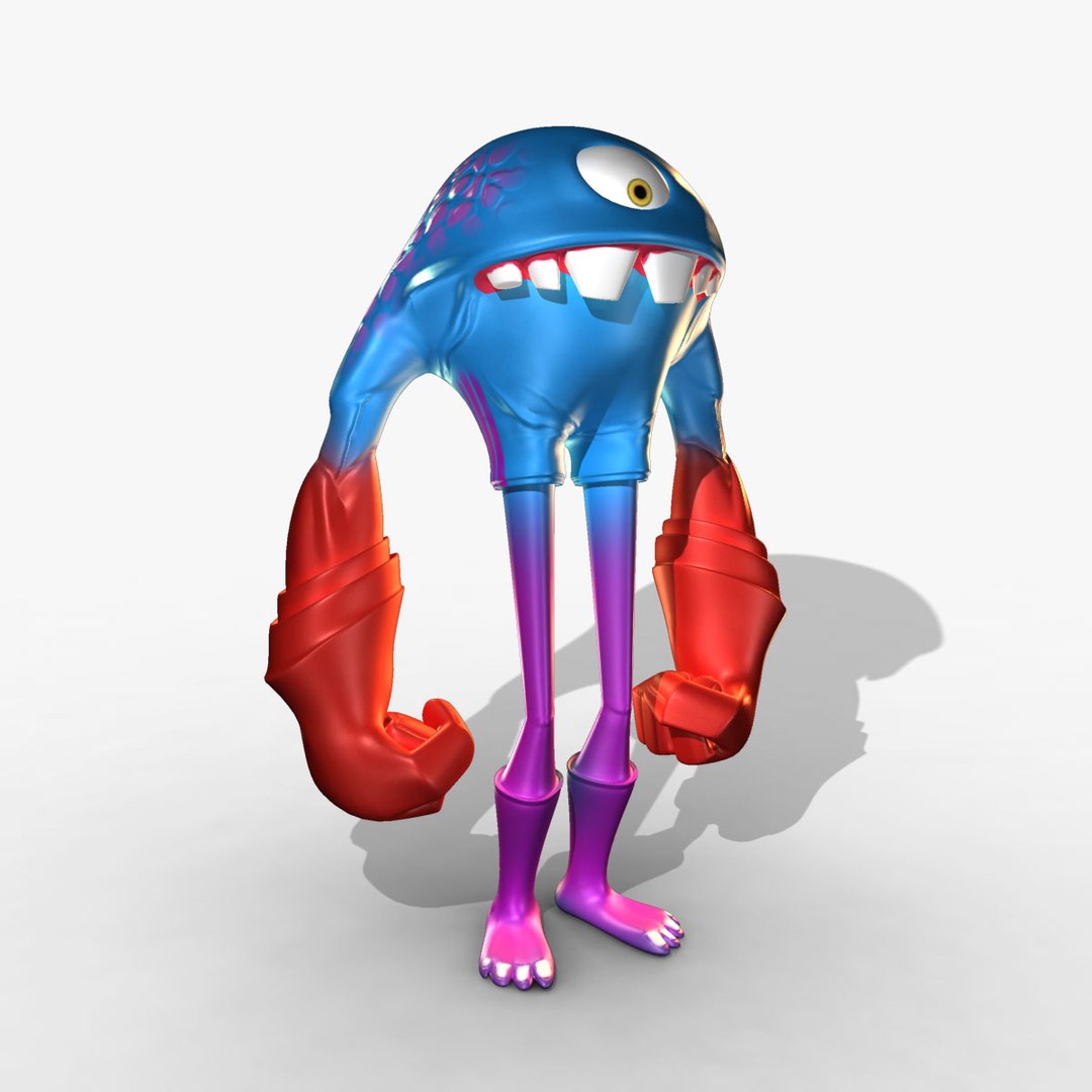 Boxer Alien Rigged 3d 3ds