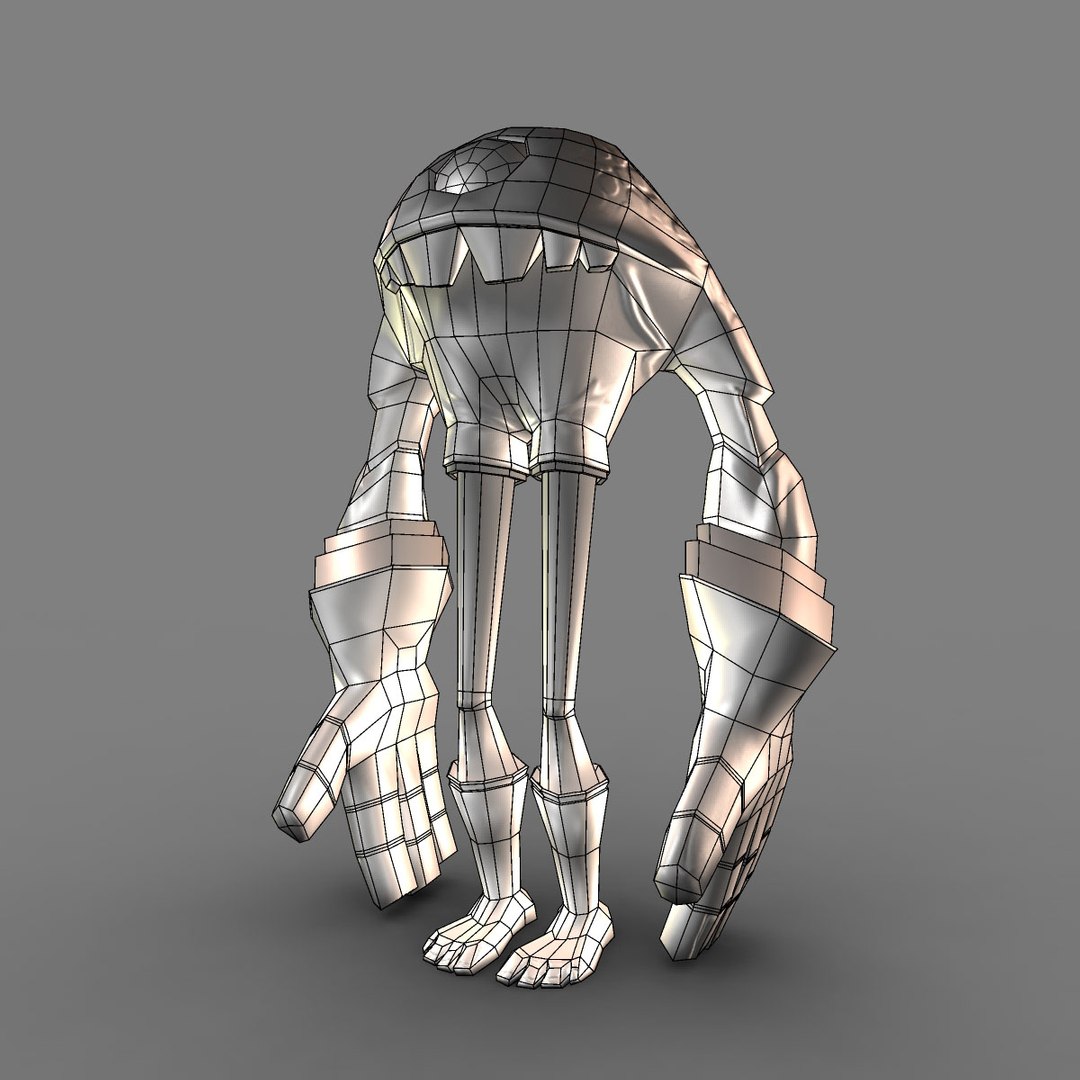 Boxer Alien Rigged 3d 3ds