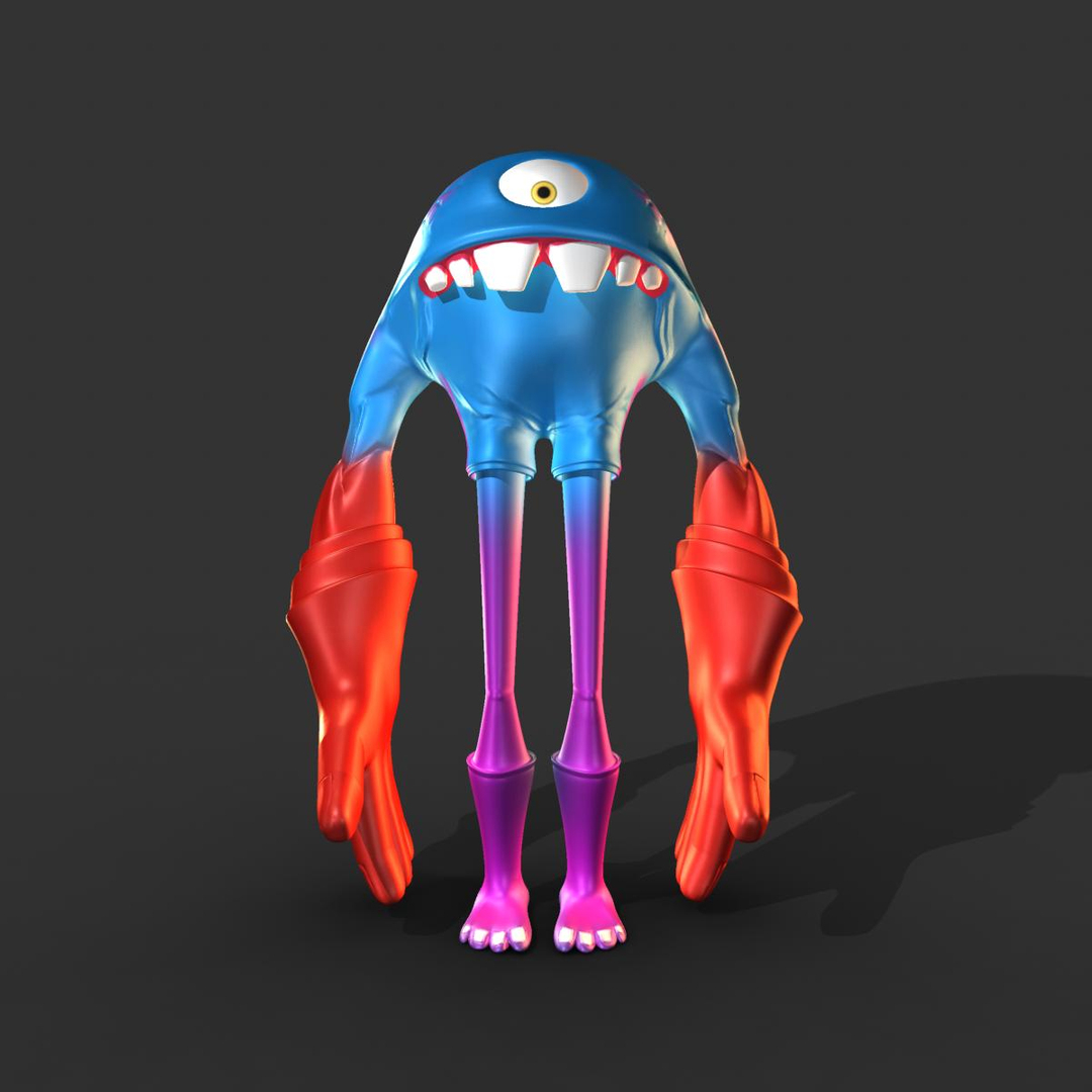 Boxer Alien Rigged 3d 3ds