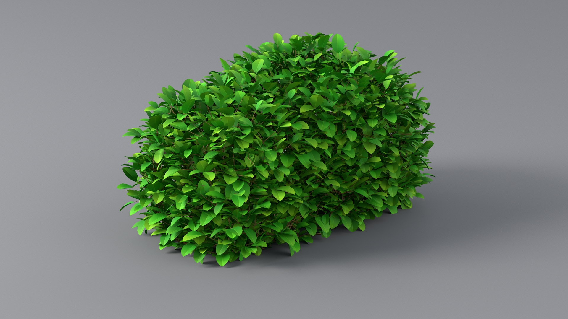 3D Cartoon Bush 14 - TurboSquid 1941436