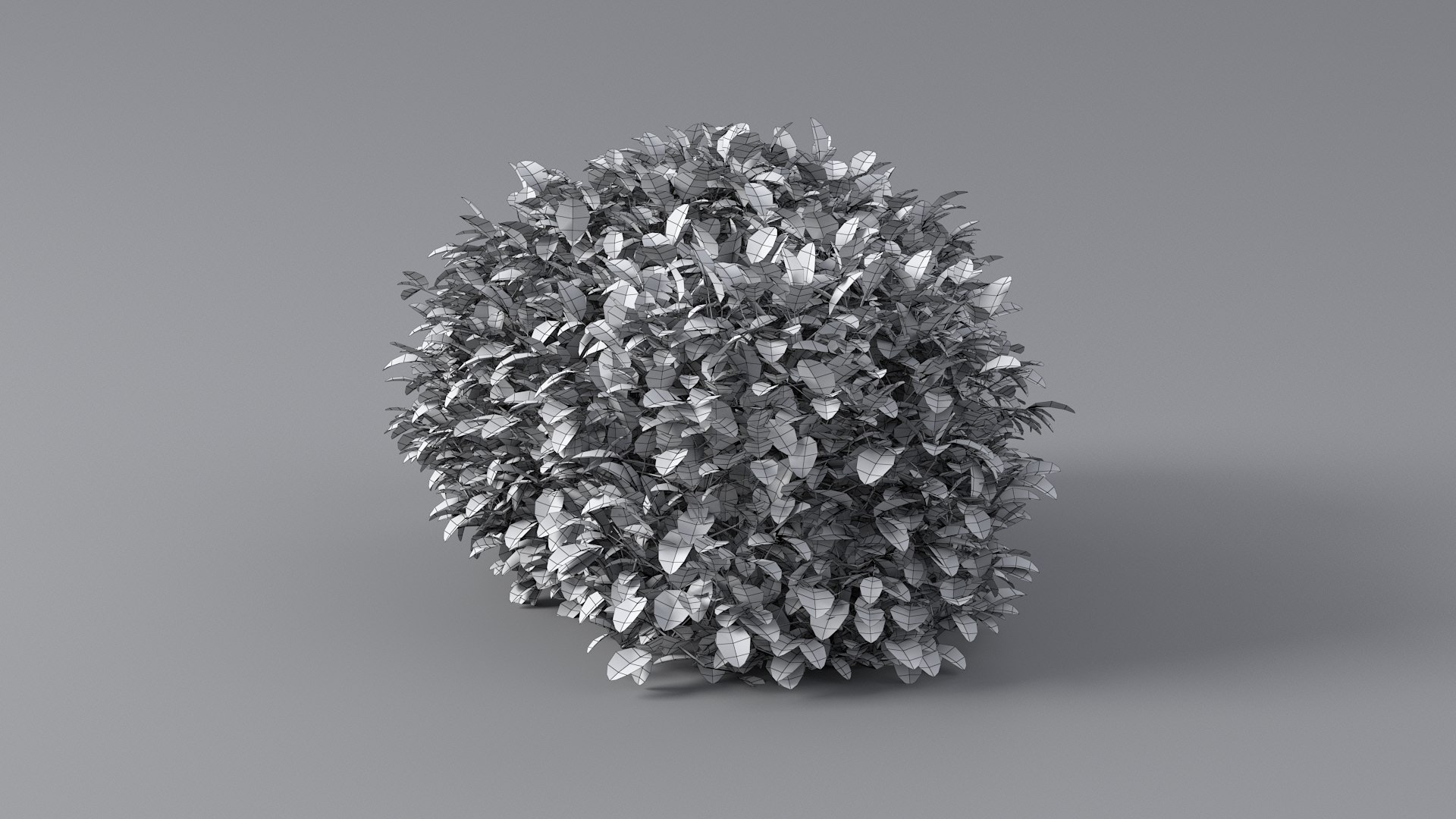 3D Cartoon Bush 14 - TurboSquid 1941436