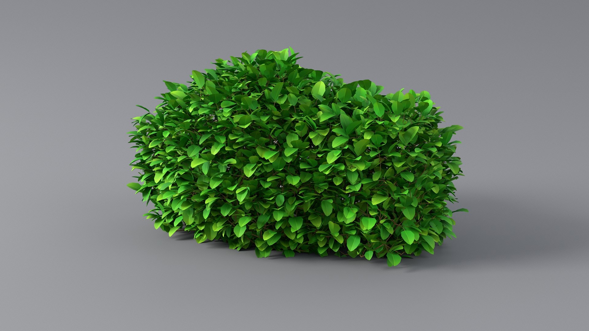 3D Cartoon Bush 14 - TurboSquid 1941436