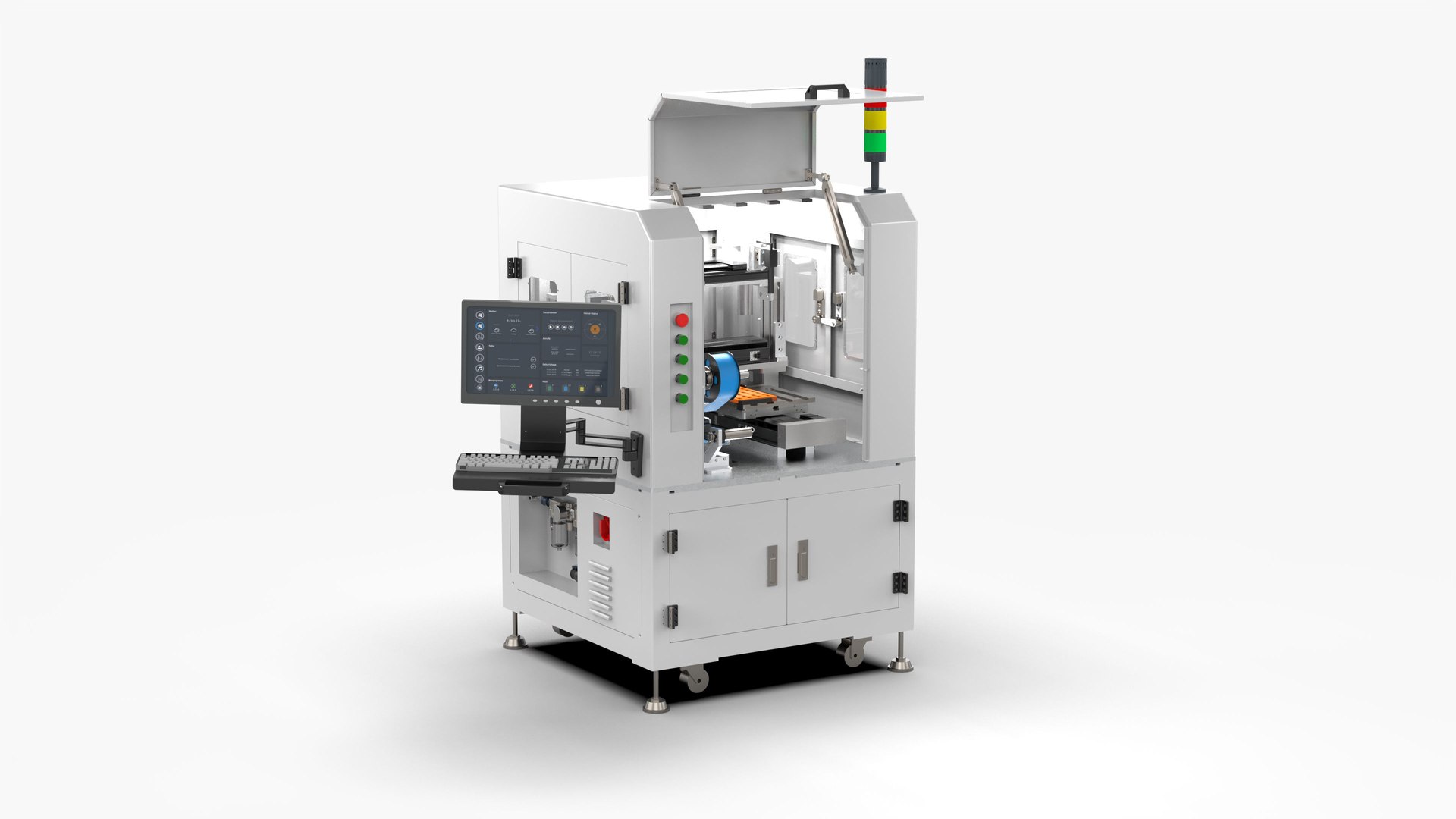 3D Automatic Peeling Film Machine - TurboSquid 2040820