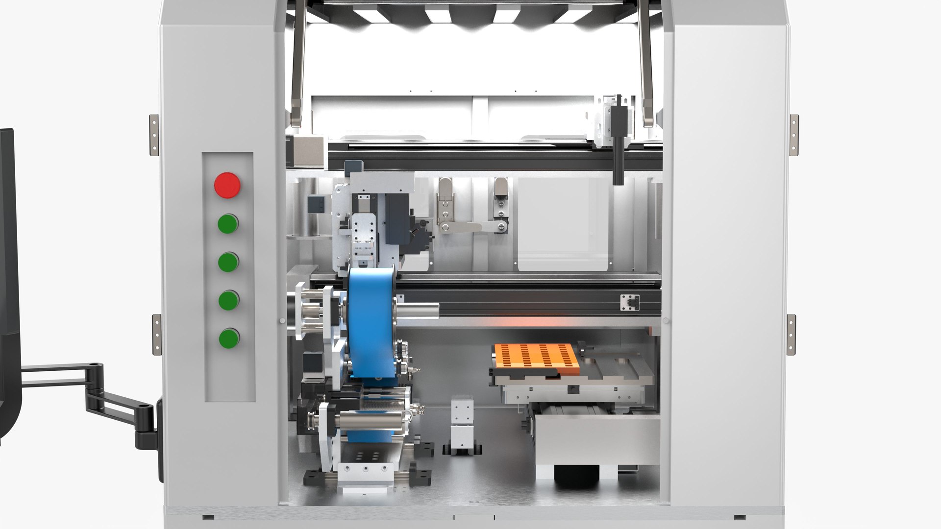 3D Automatic Peeling Film Machine - TurboSquid 2040820