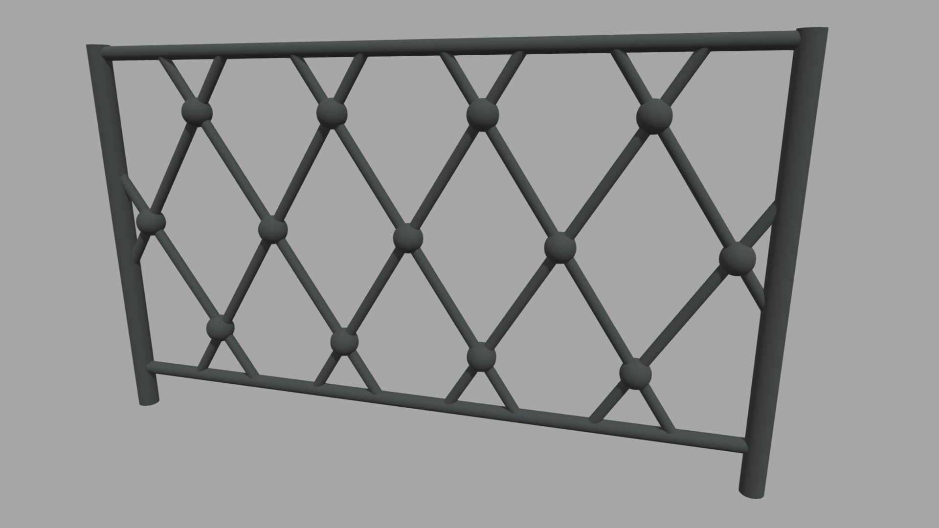 Fence 04 3D Model - TurboSquid 1999167