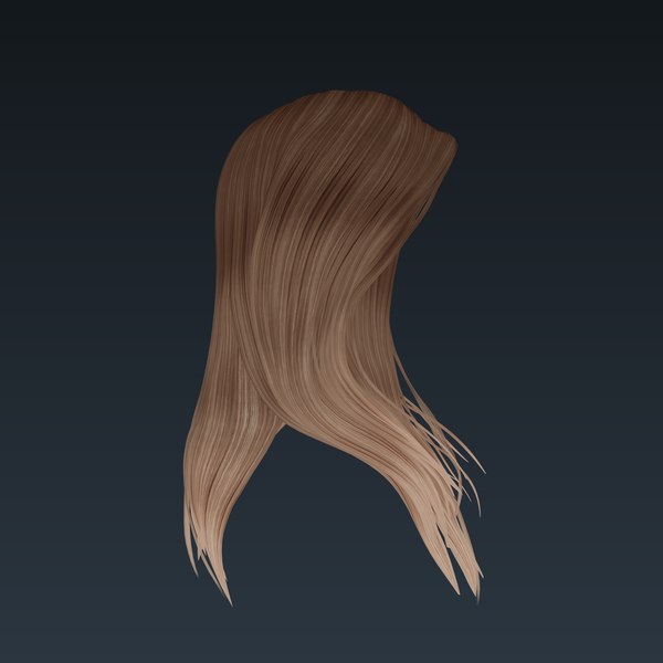 Hairstyle secondlife 3D model - TurboSquid 1650335