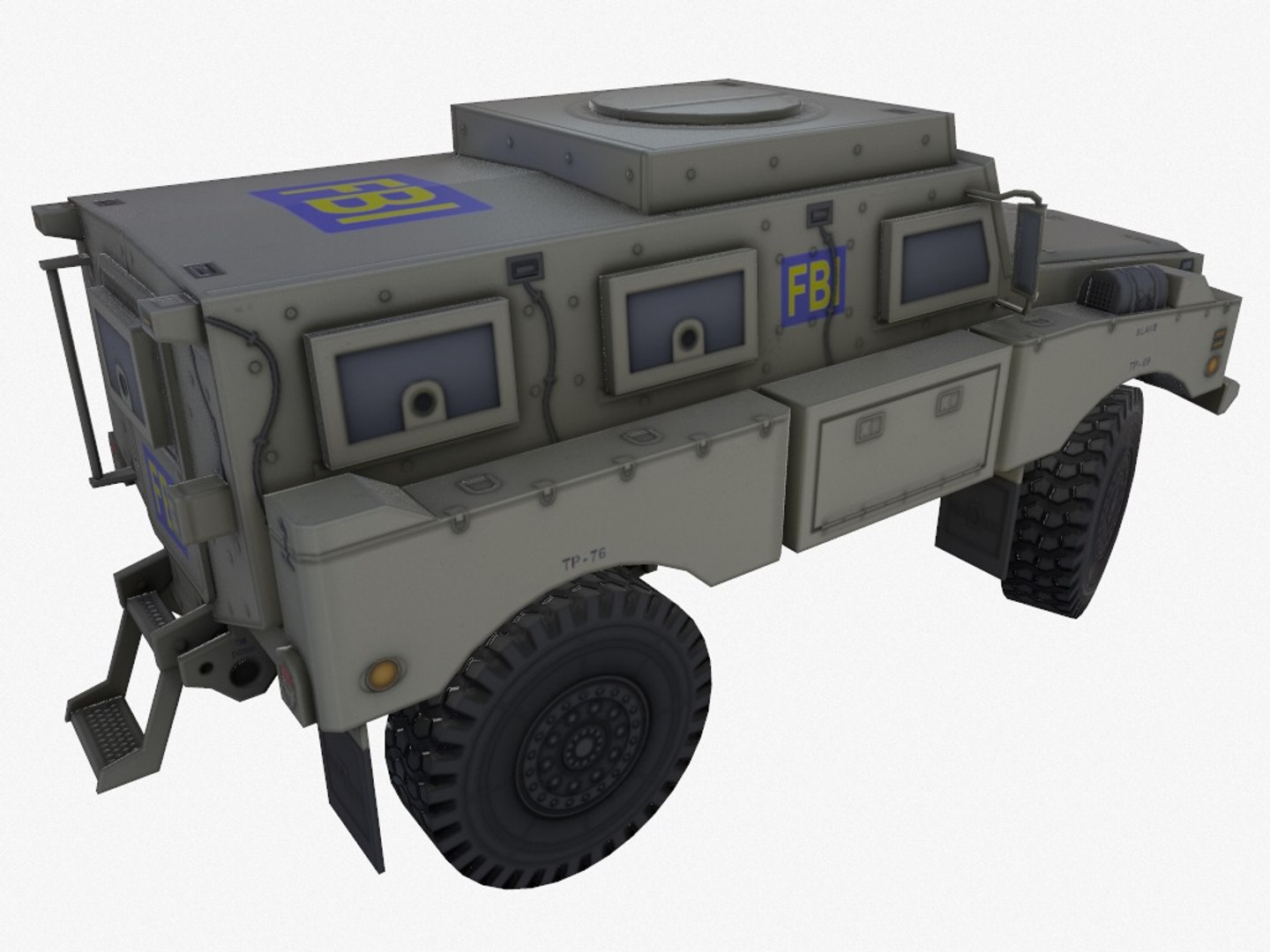 Oshkosh Alpha Fbi Model - TurboSquid 1441939